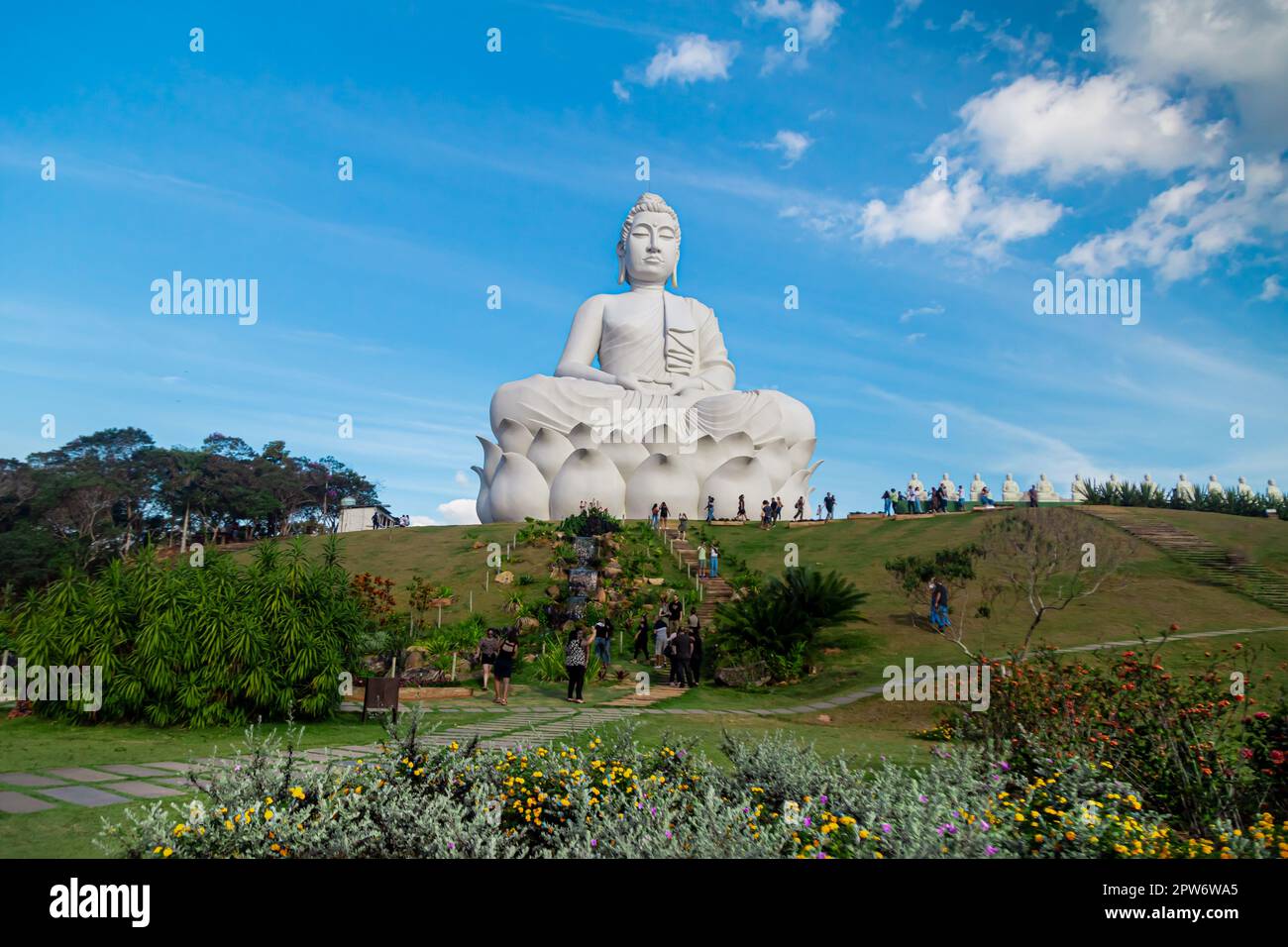Second largest Buddha statue in the world. Located in Ibiraçu in the ...