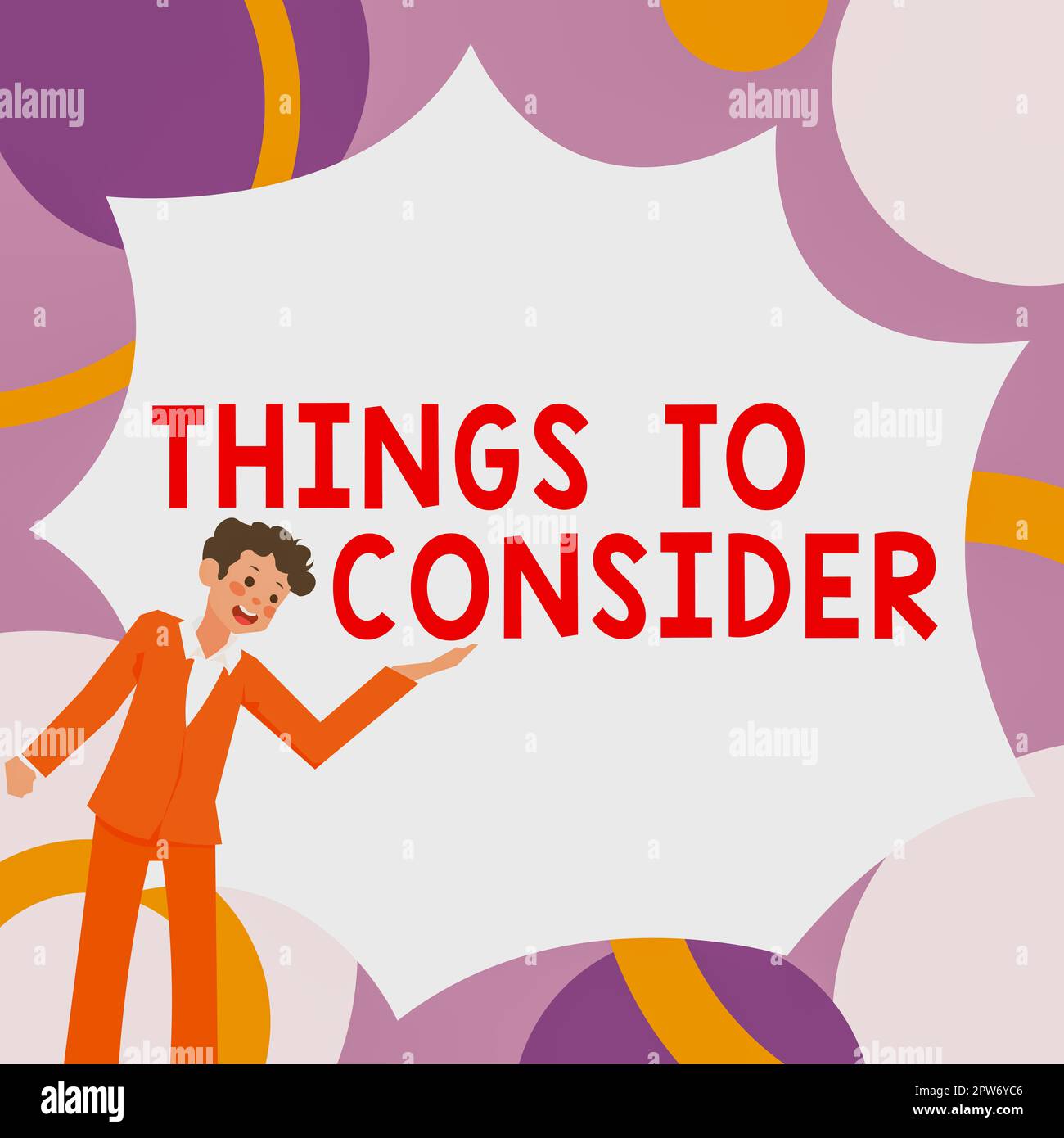 Inspiration showing sign Things To Consider, Business approach list to ...