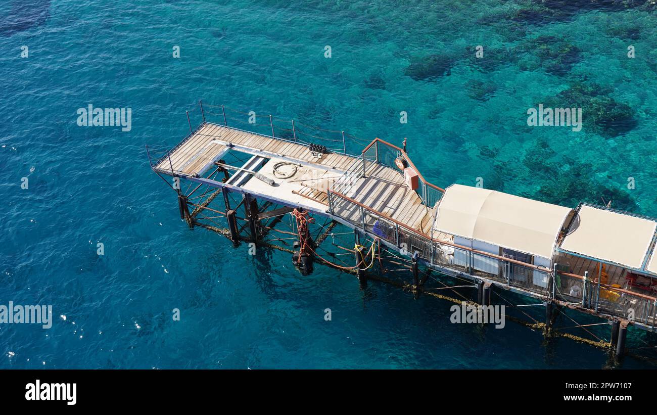 Marine underwater observatory pier ,Eilat, Israel Stock Photo - Alamy