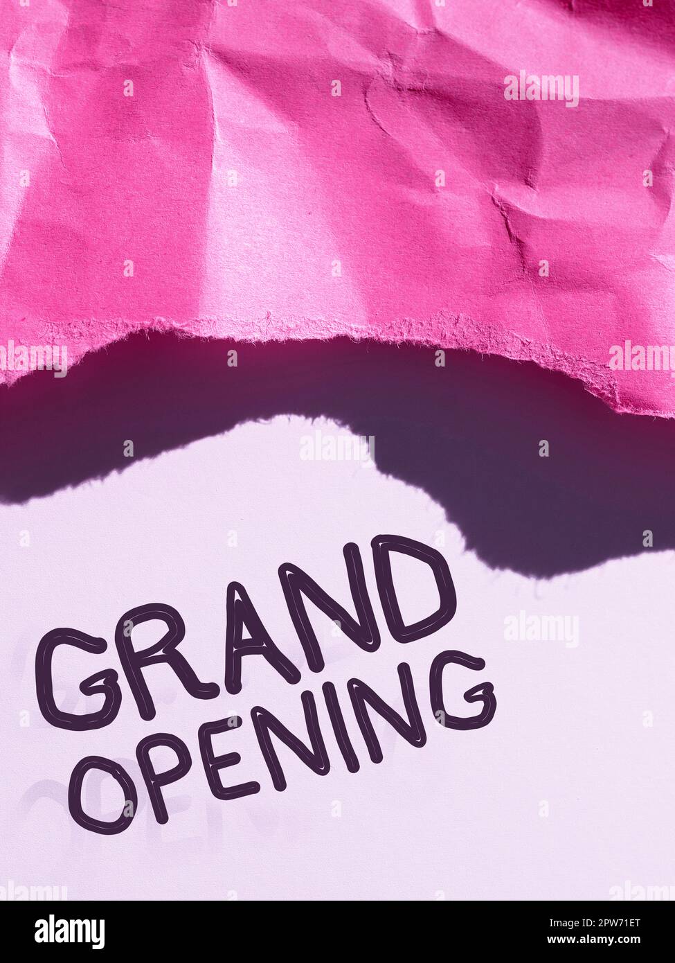 Sign displaying Grand Opening, Business showcase Ribbon Cutting New ...