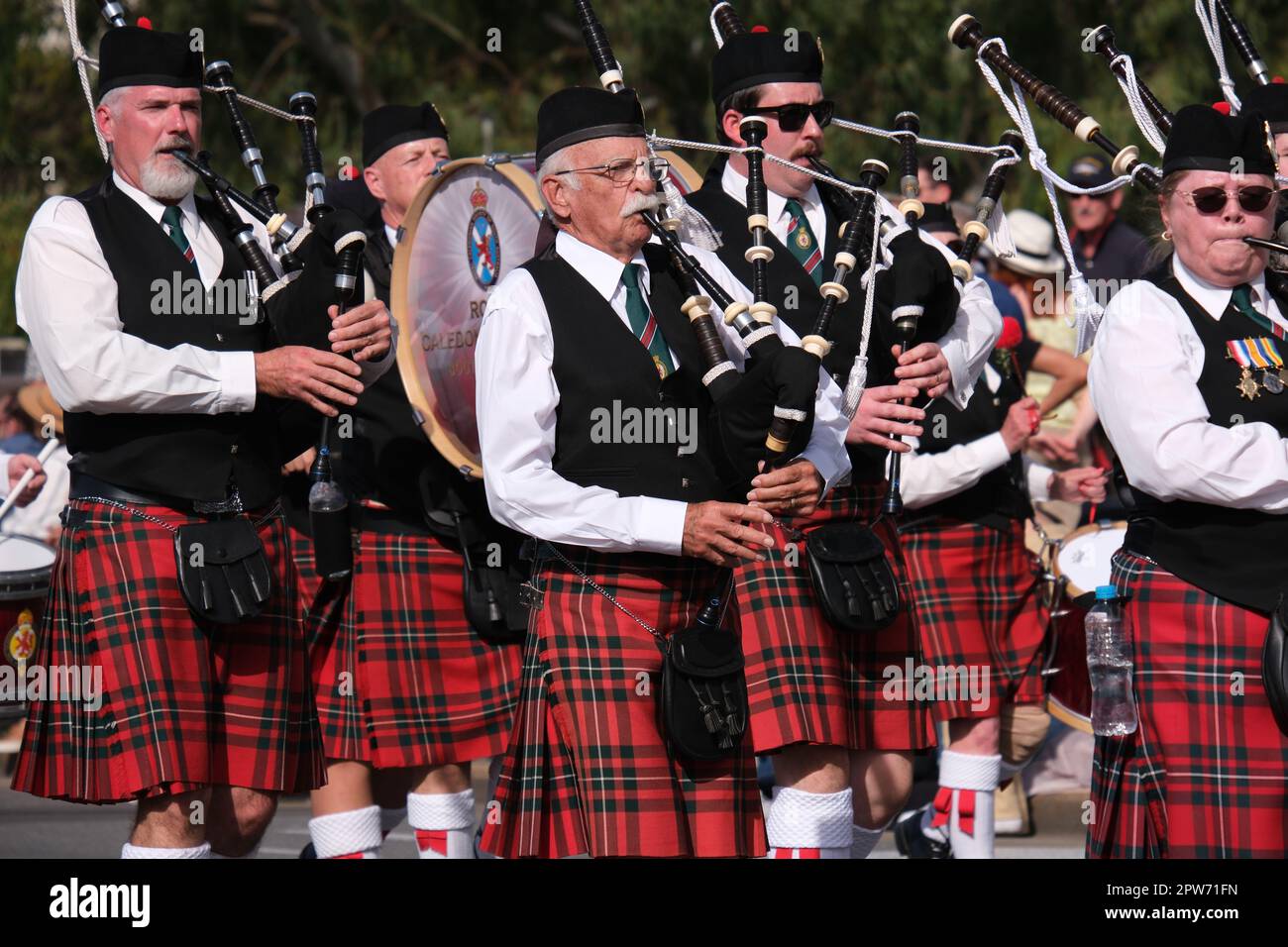 The 2023 Anzac Day march in Adelaide Australia Stock Photo - Alamy