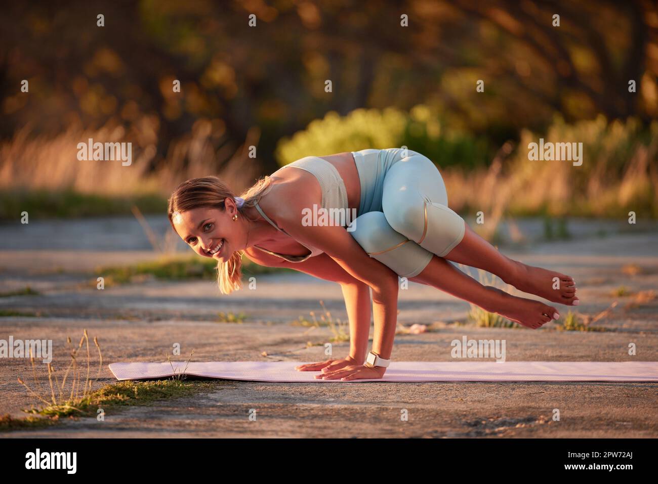 Side Crane Pose