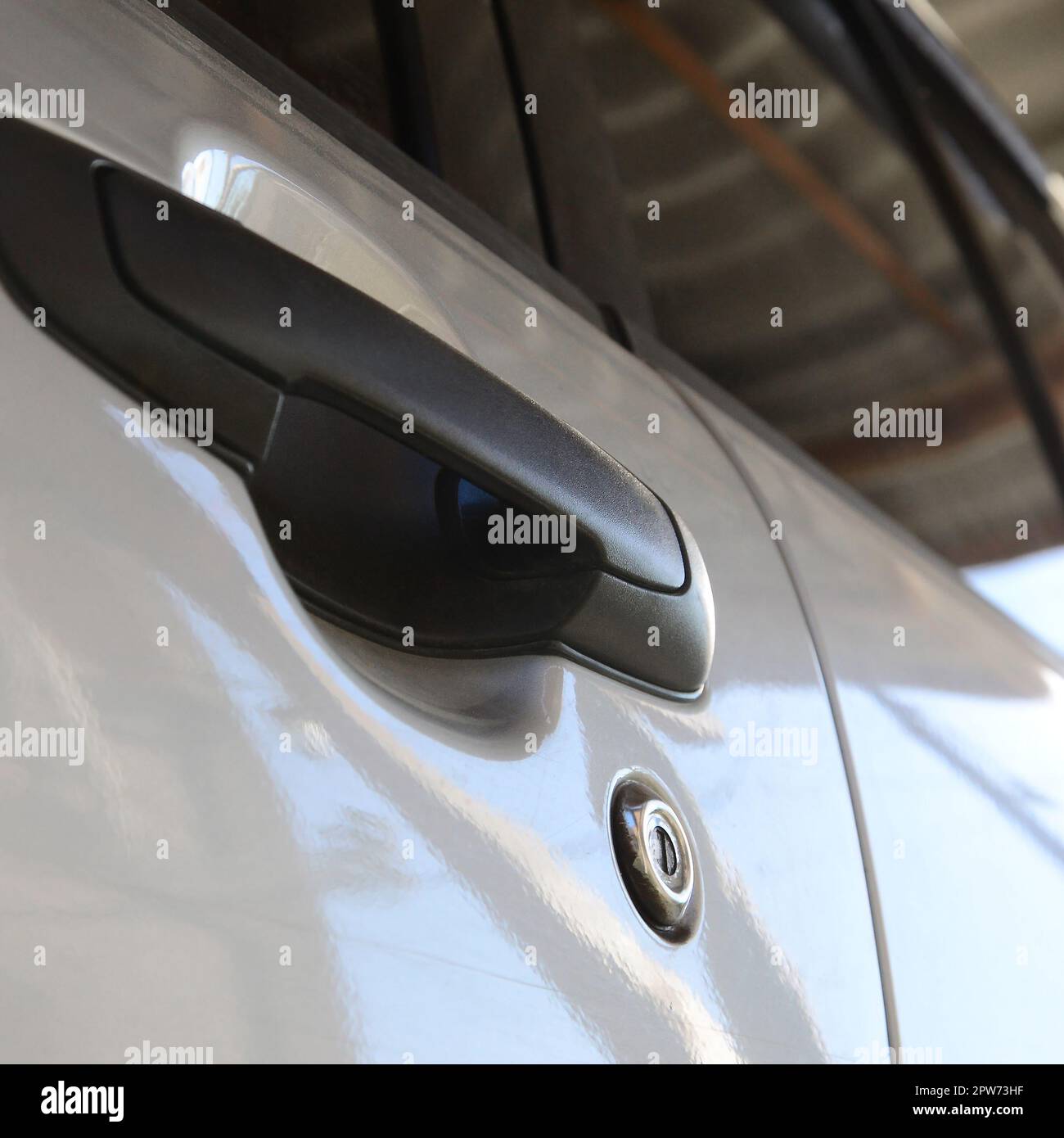 Black car door handle hi-res stock photography and images - Alamy