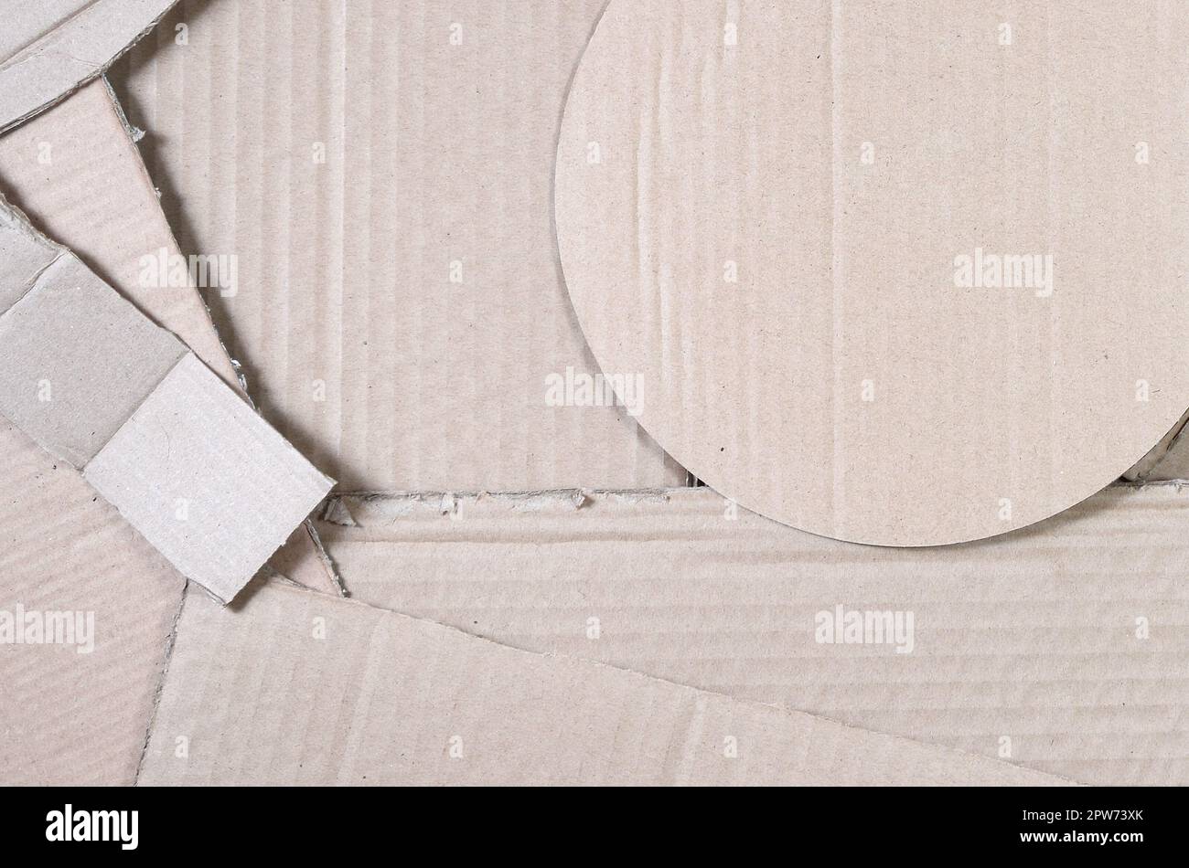 Background of paper textures piled ready to recycle. A pack of old ...