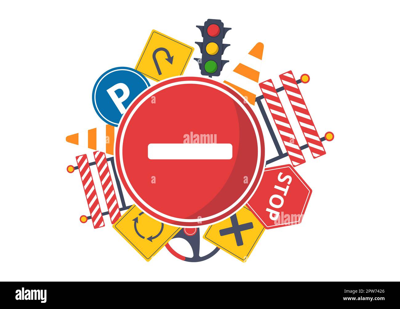 Driving School with Education Process of Car Training and Learning to ...