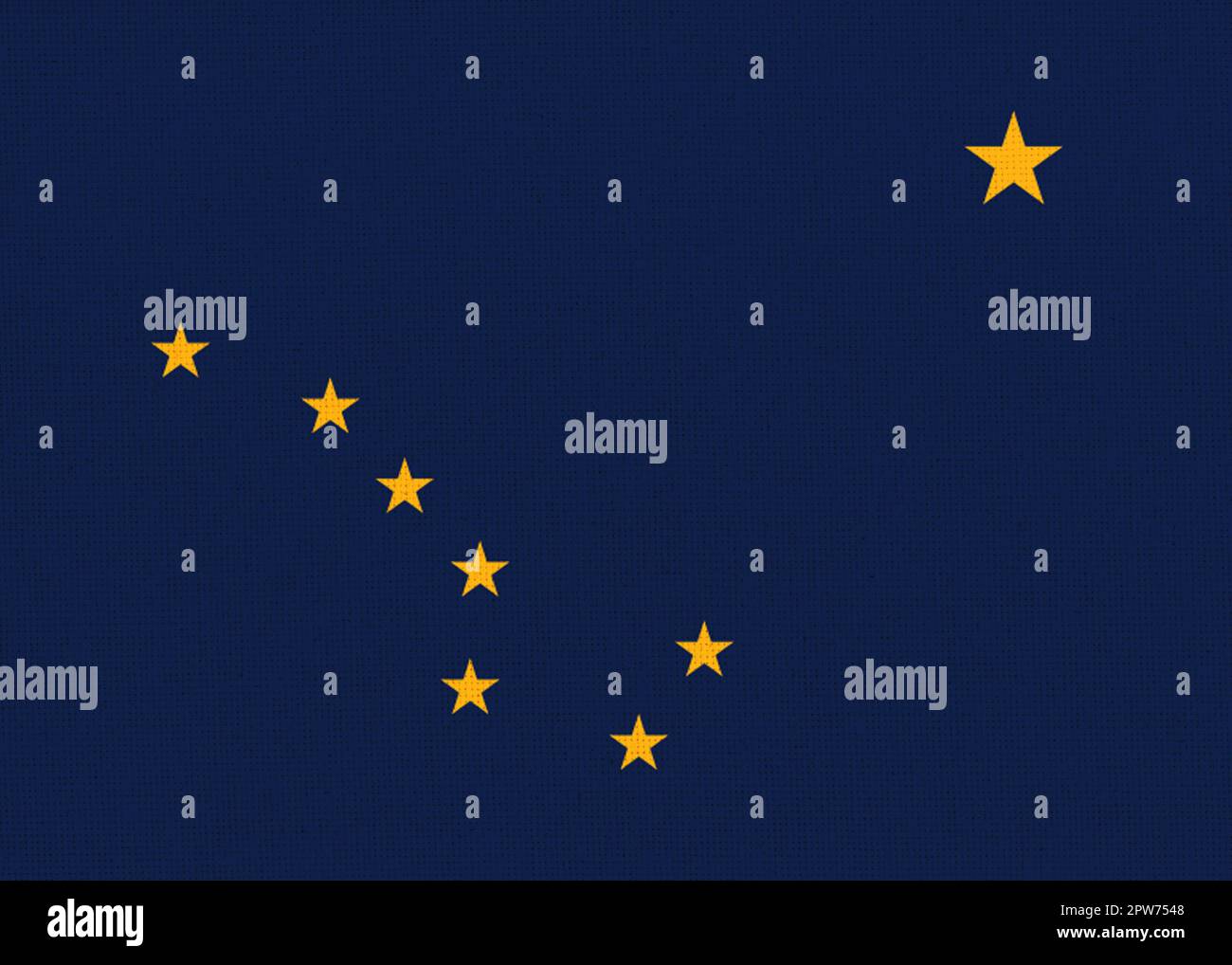 Flag Of Alaska. Flag of American state Alaska. Symbol of Alaska ...