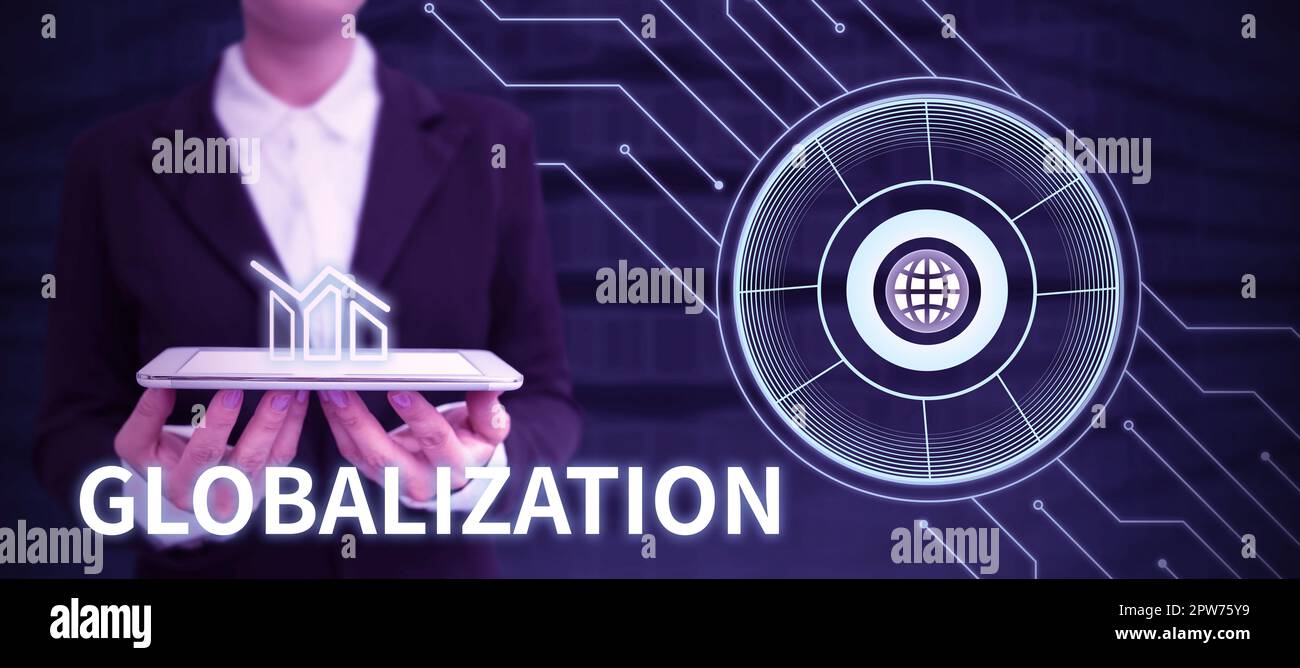 Handwriting text Globalization, Concept meaning development of an ...