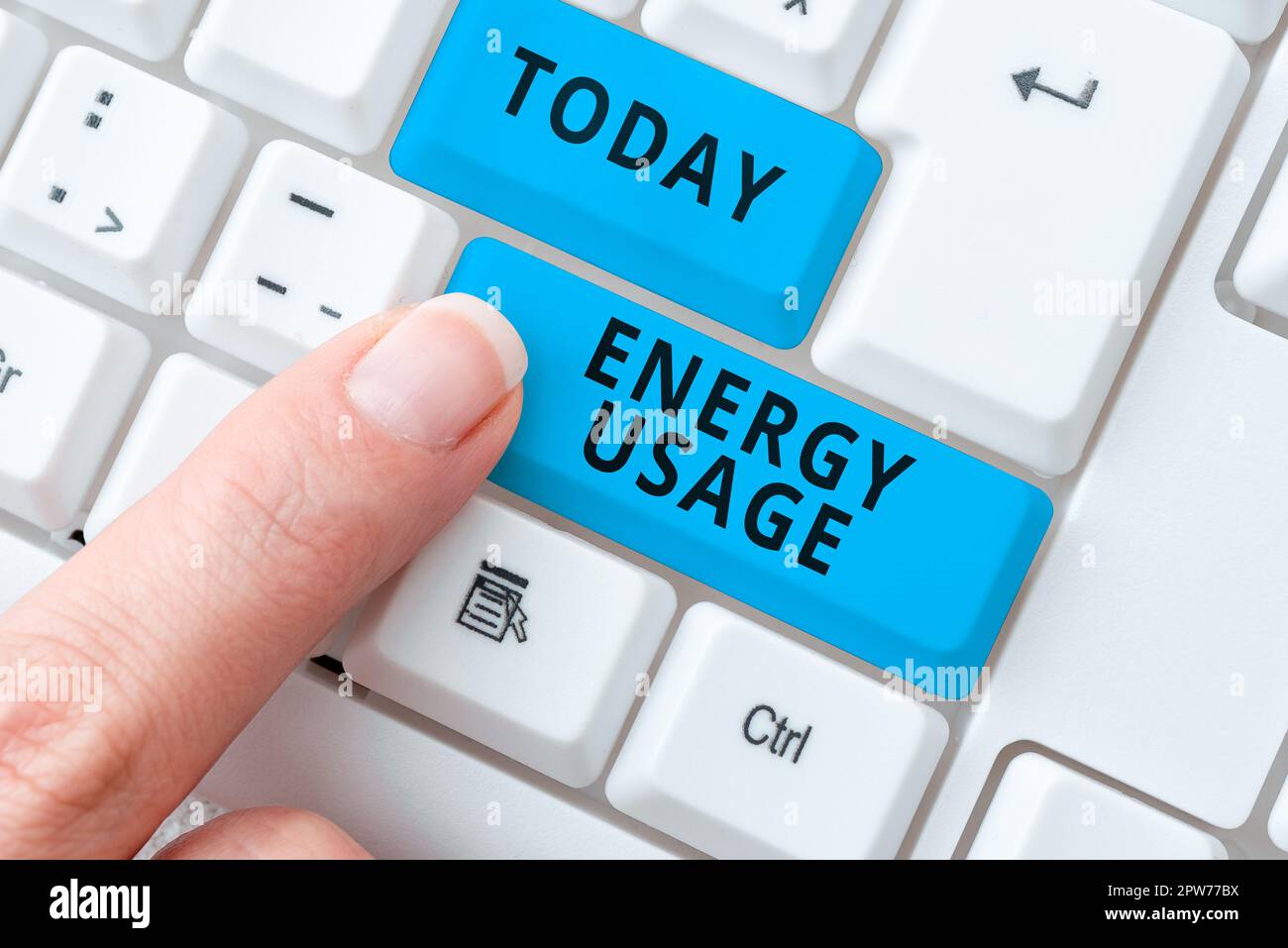 Hand writing sign Energy Usage, Conceptual photo Amount of energy ...
