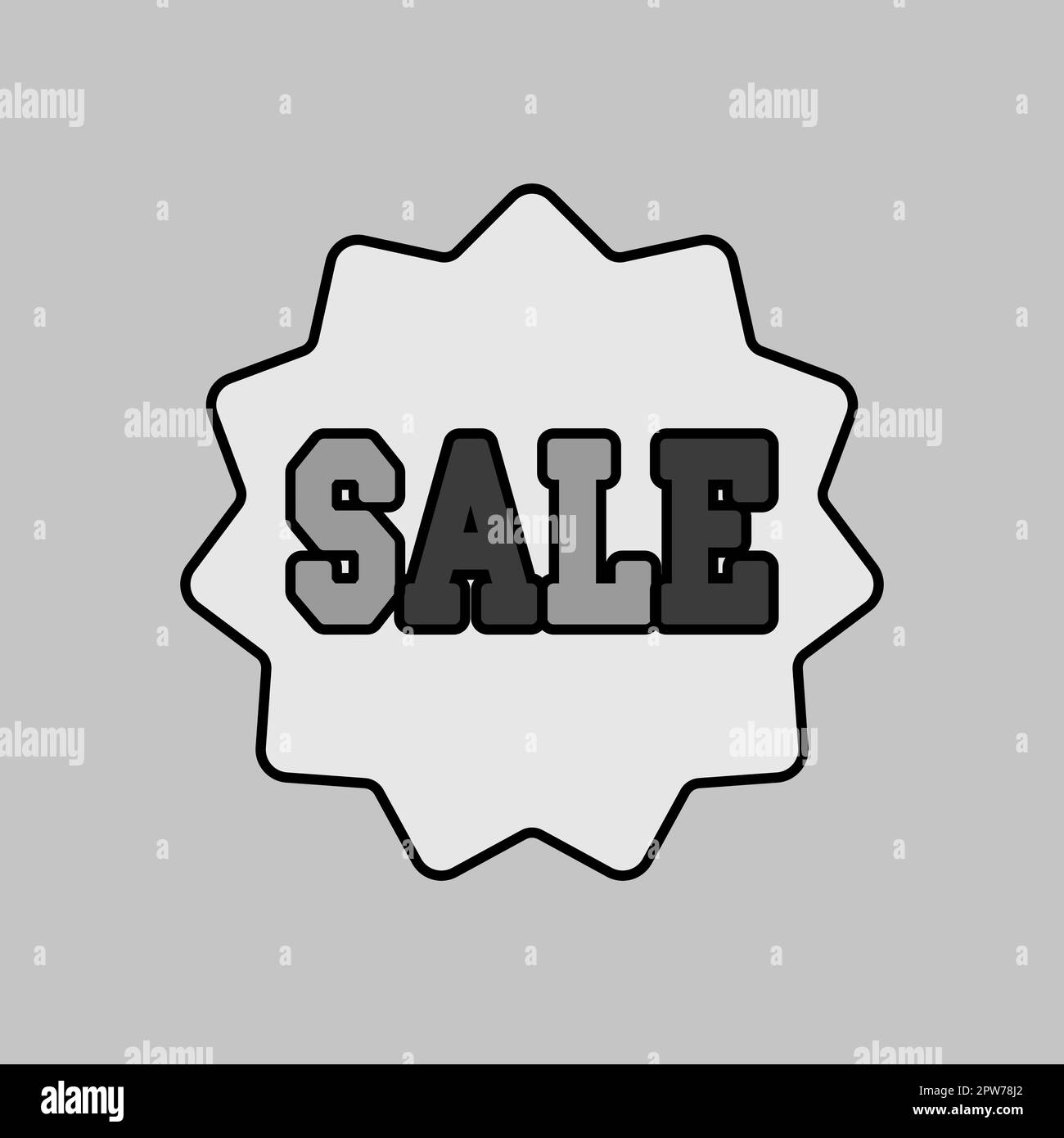 Sale tag grayscale icon. E-commerce sign. Graph symbol for your web ...
