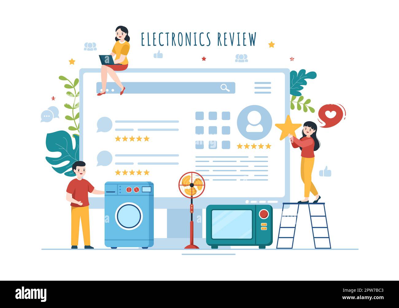 Electronics Review with Customer Rating Quality of Service or ...