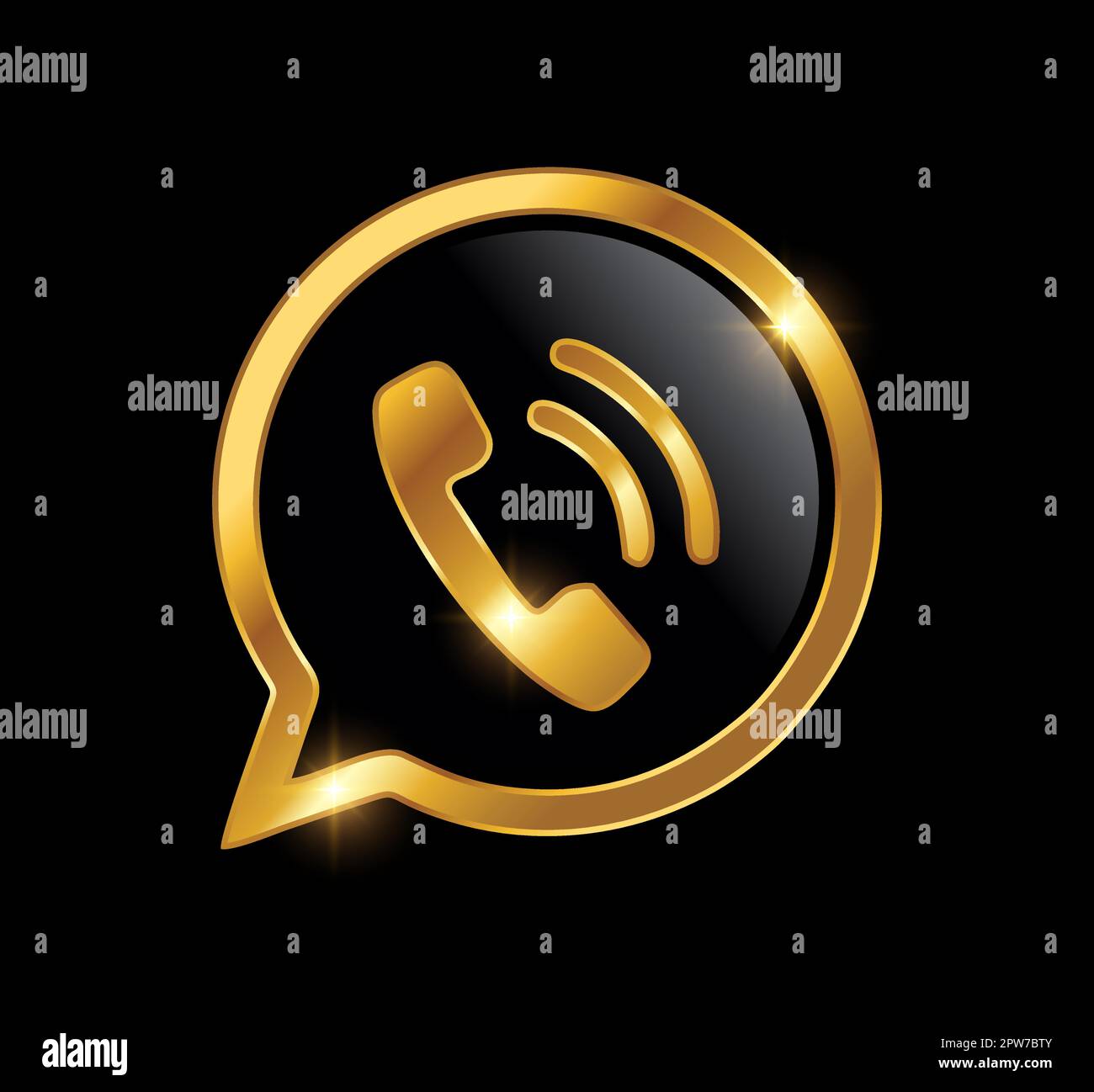 Golden Information Chat Logo Vector icon Stock Vector Image & Art - Alamy