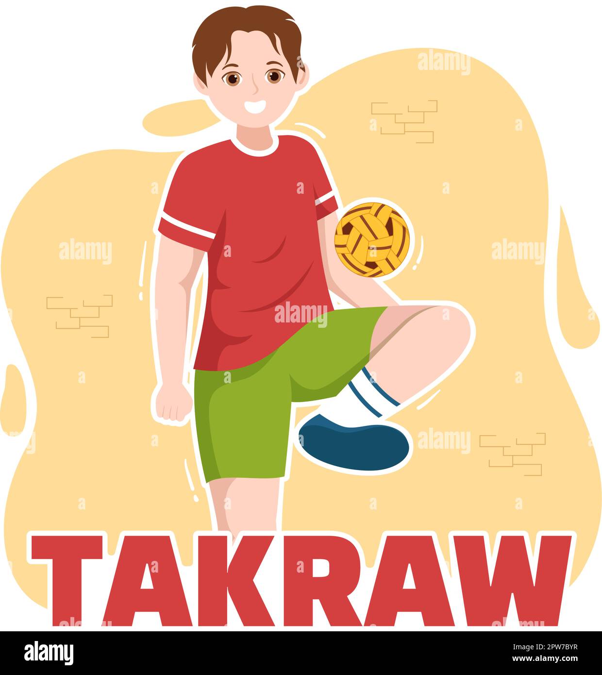Sepak takraw game Stock Vector Images - Alamy