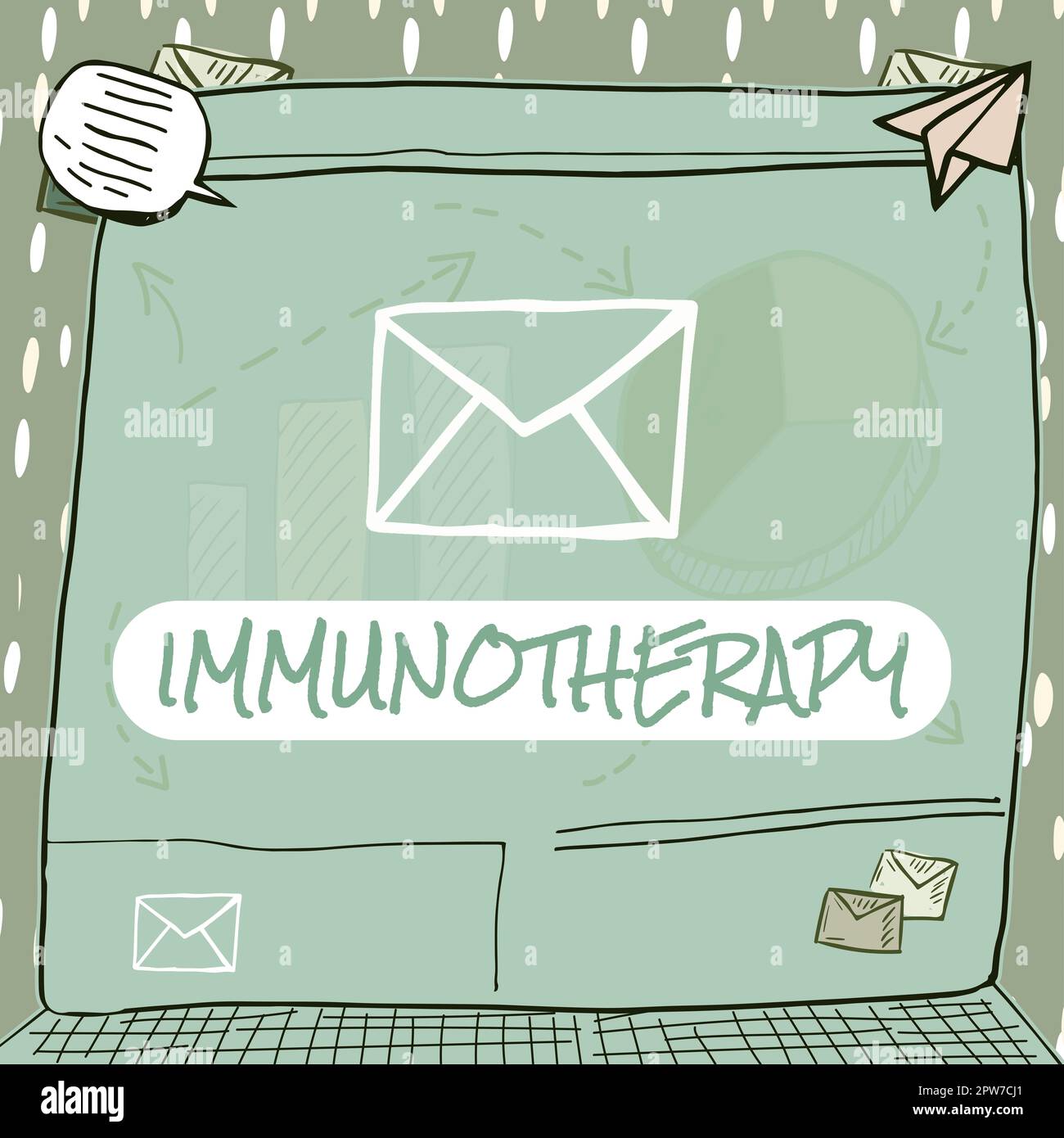 Text showing inspiration Immunotherapy, Word Written on treatment or ...