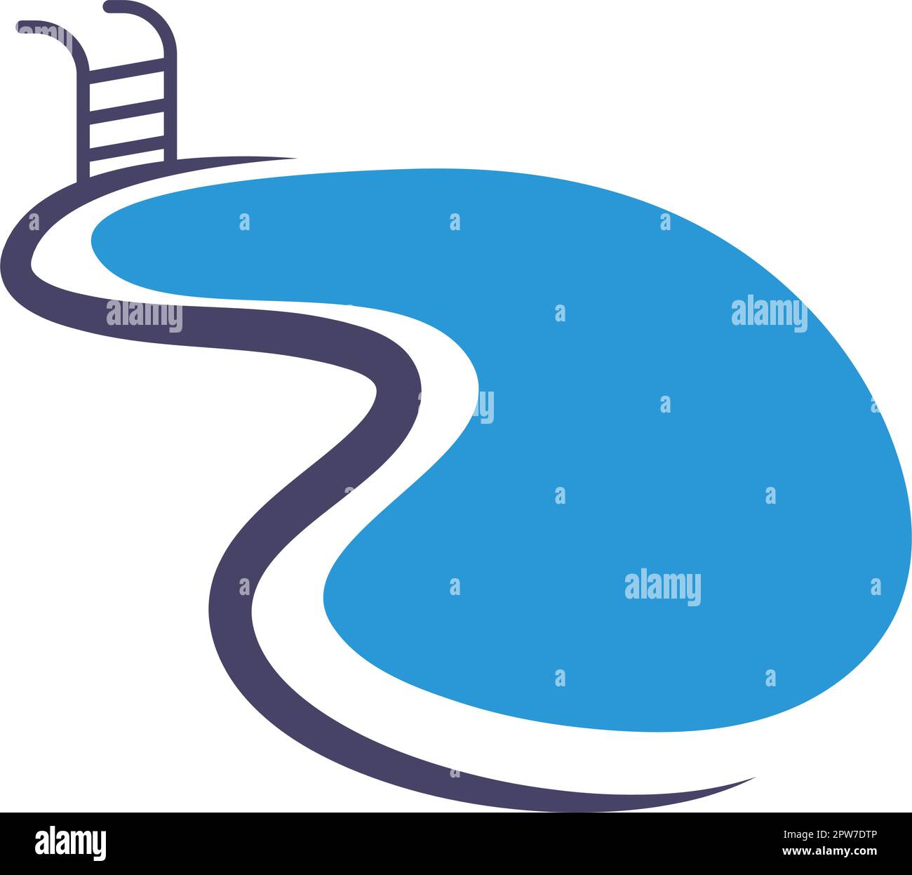 Pools icon logo design Stock Vector Image & Art - Alamy