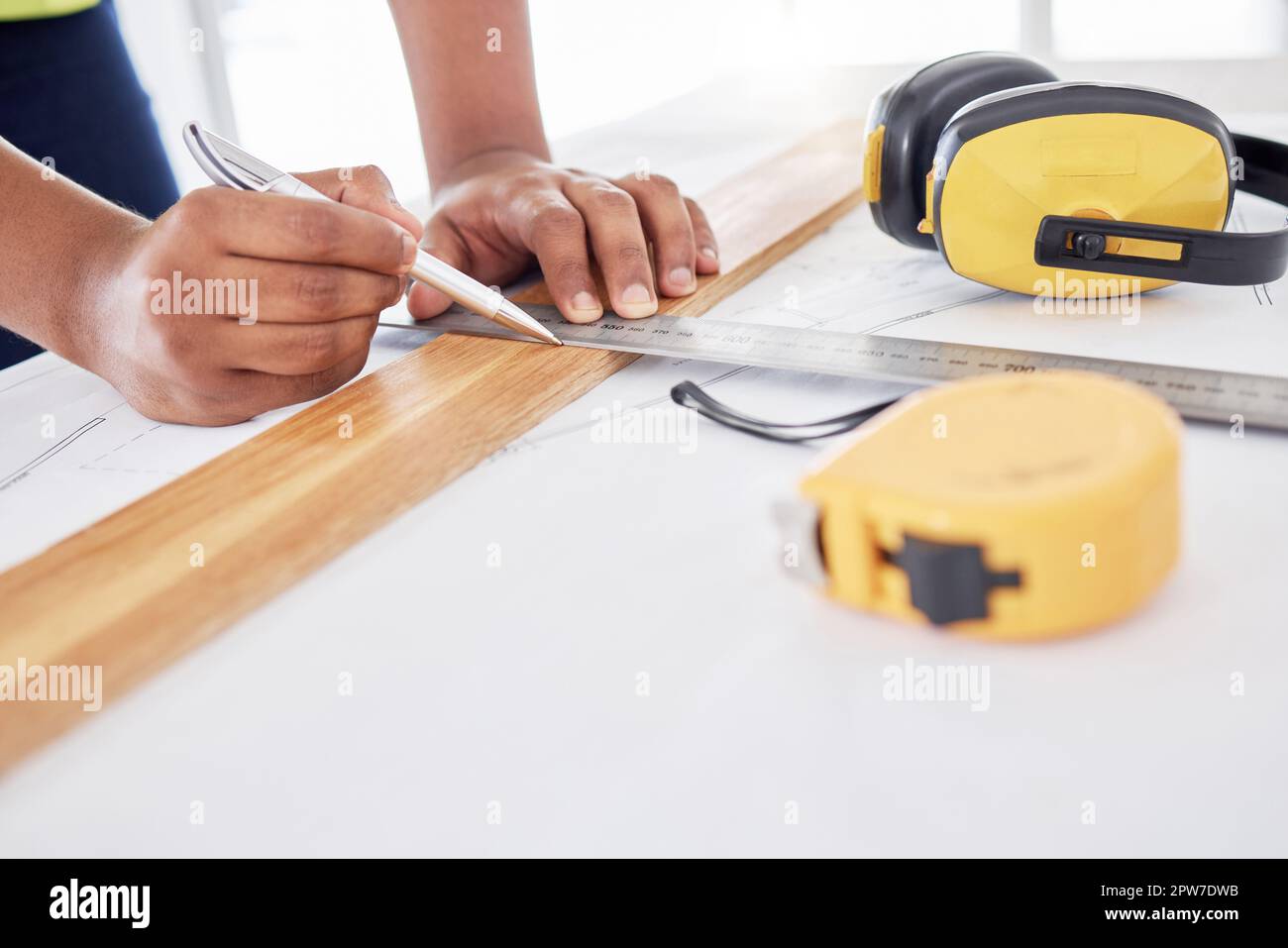 Plans ruler hi-res stock photography and images - Alamy