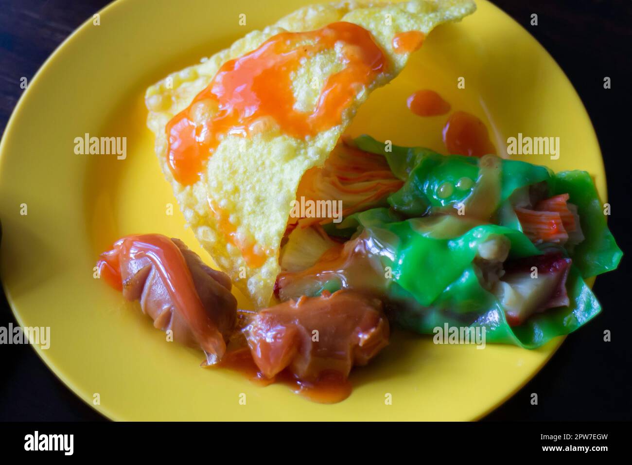 Thai style shabu for ready to eat in the hot pot, stock photo Stock ...