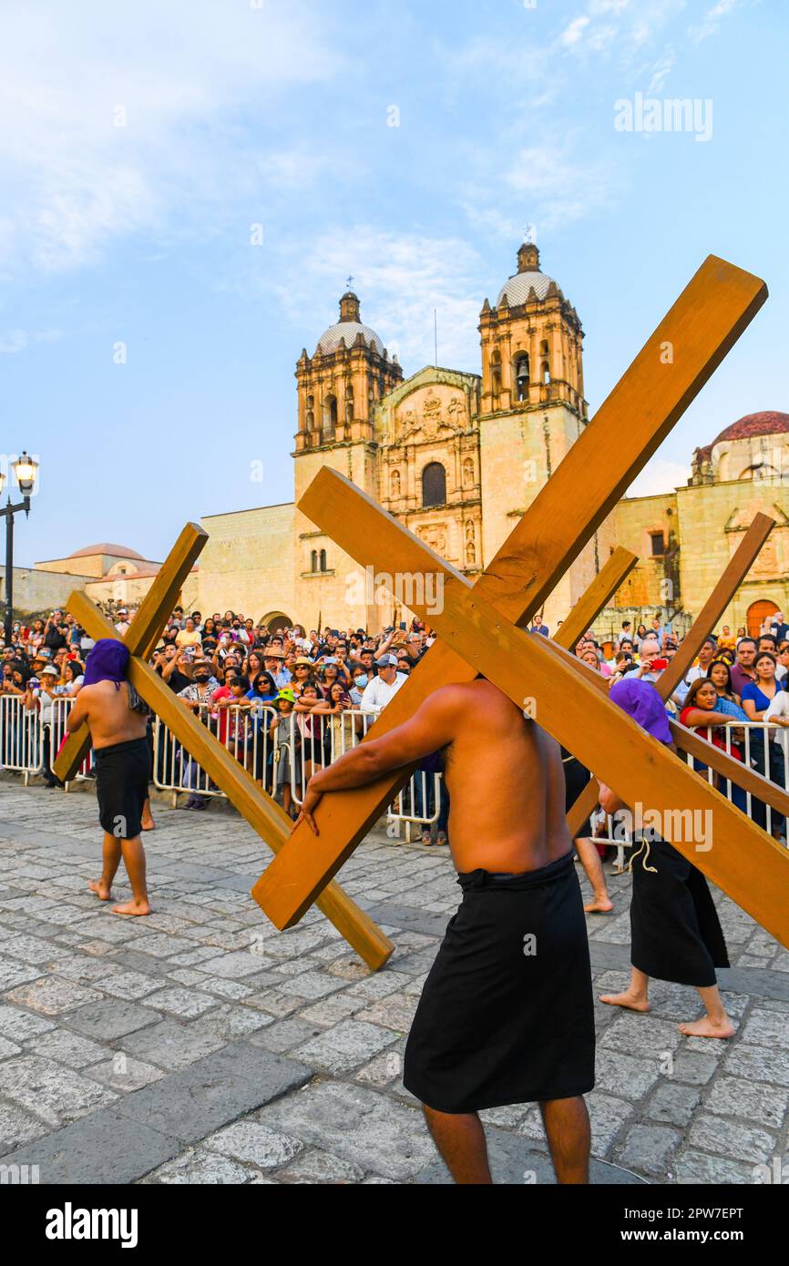 Easter mexico religious parade hi-res stock photography and images - Alamy