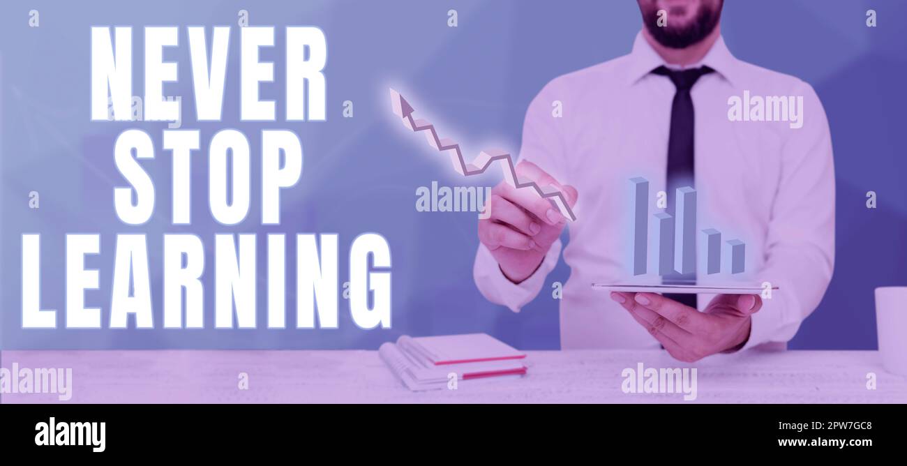 Conceptual caption Never Stop Learning, Internet Concept Continue to ...