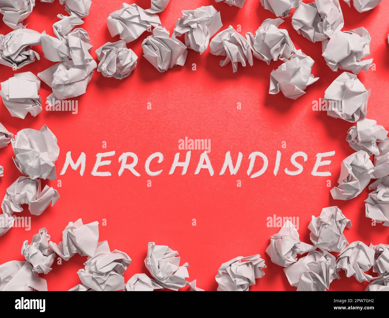 Sign displaying Merchandise, Business showcase the commodities or goods ...