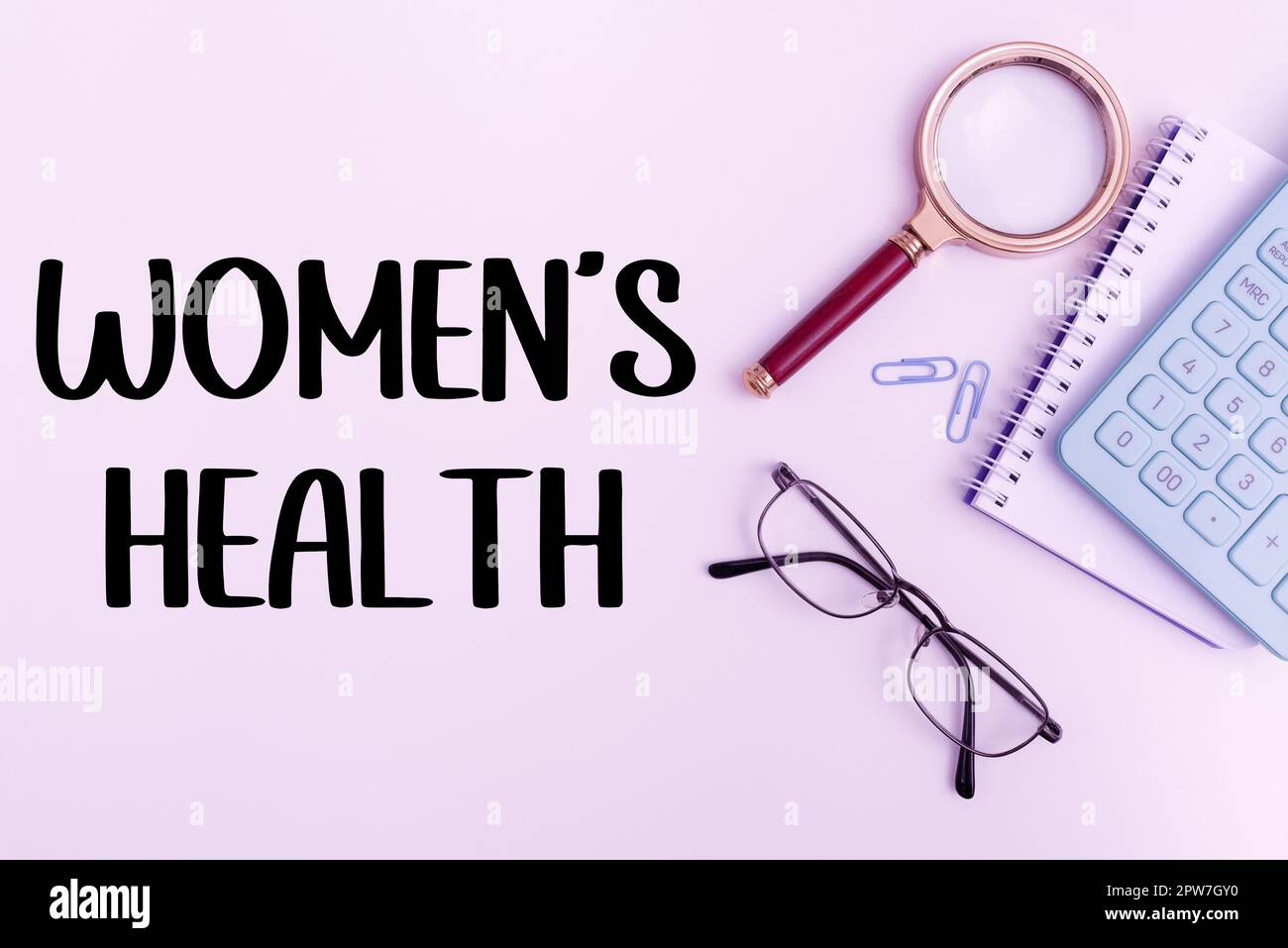 Sign displaying Women's Health, Internet Concept Women's physical ...