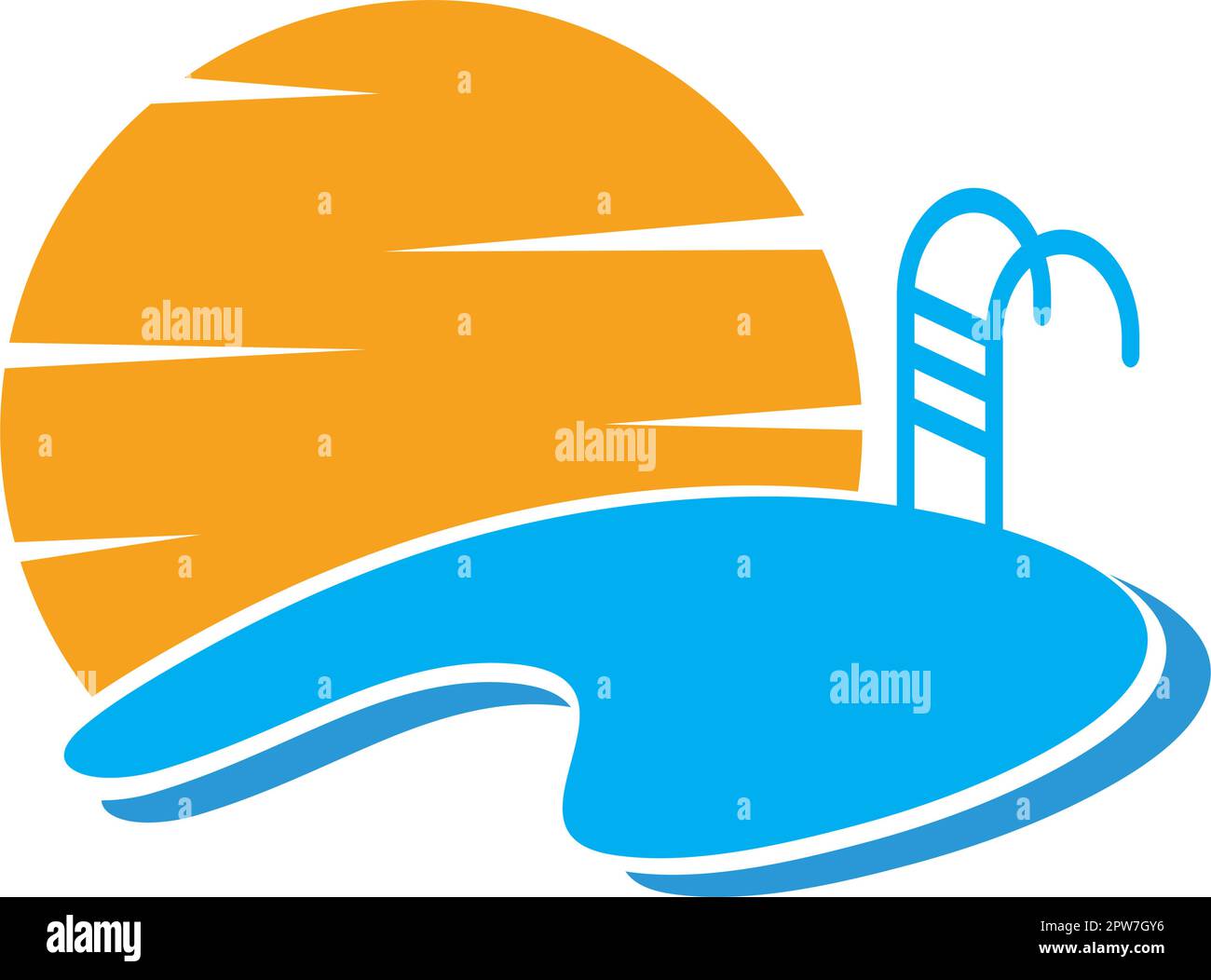 Pools icon logo design Stock Vector Image & Art - Alamy