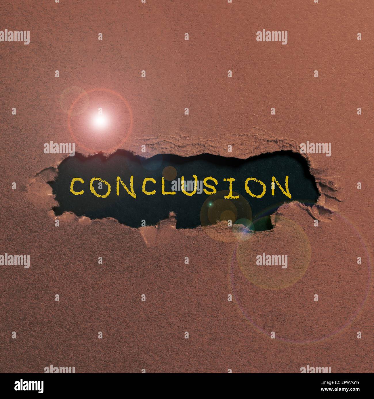 Text sign showing Conclusion, Word for Results analysis Final decision ...