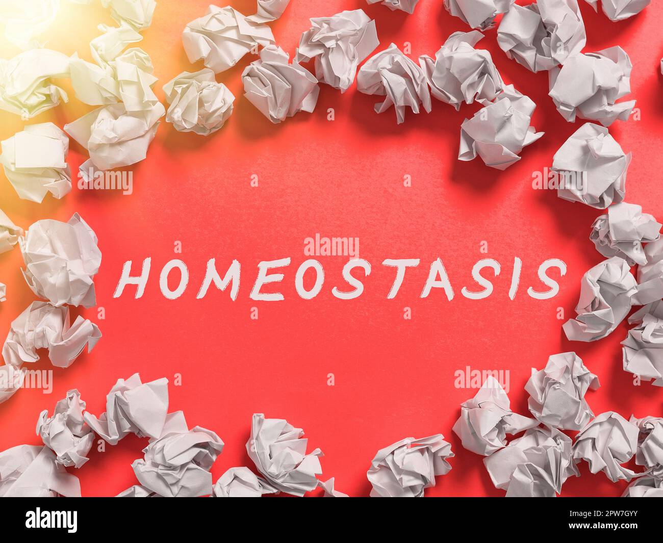 Conceptual caption Homeostasis, Business approach the tendency toward a ...