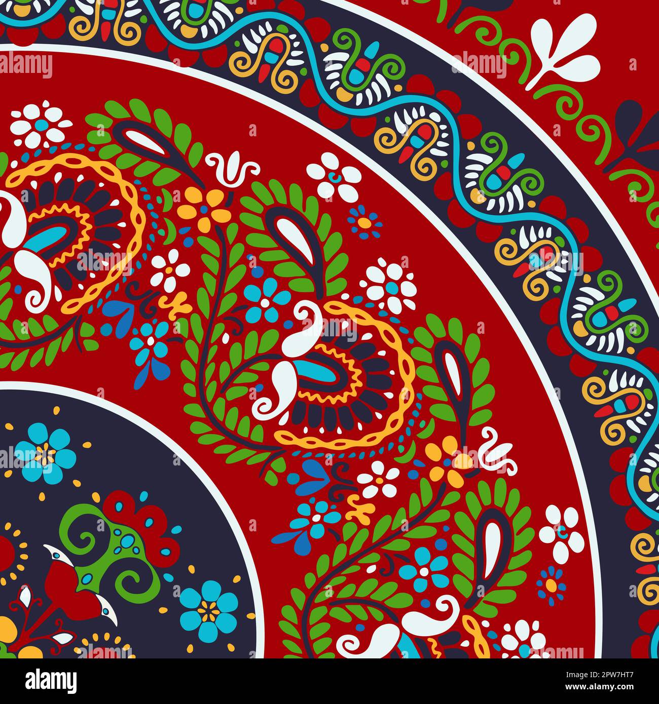 Hungarian embroidery card 2 Stock Vector Image & Art - Alamy