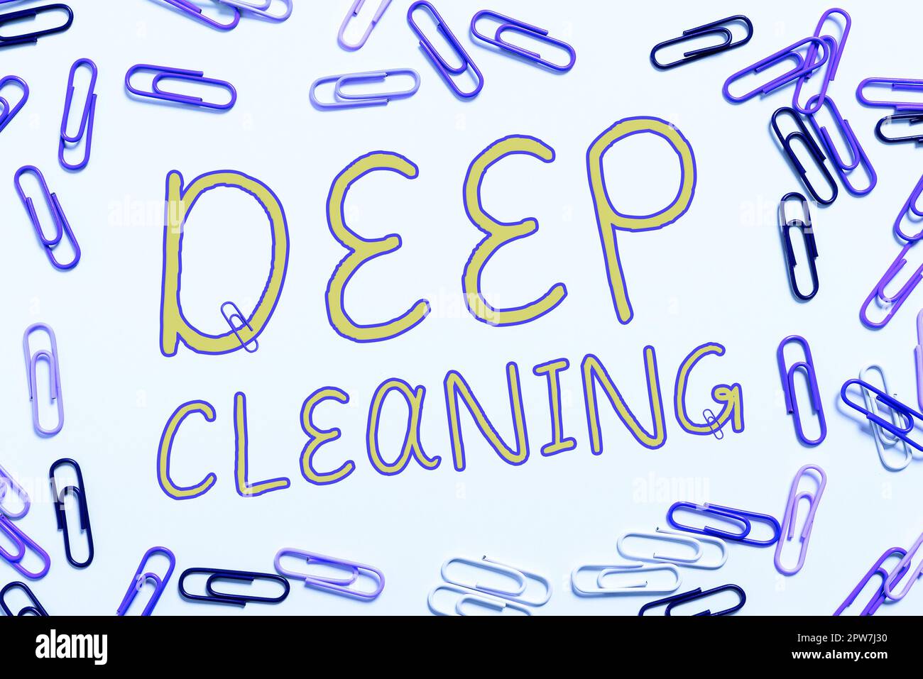 Sign displaying Deep Cleaning, Business concept an act of thoroughly ...