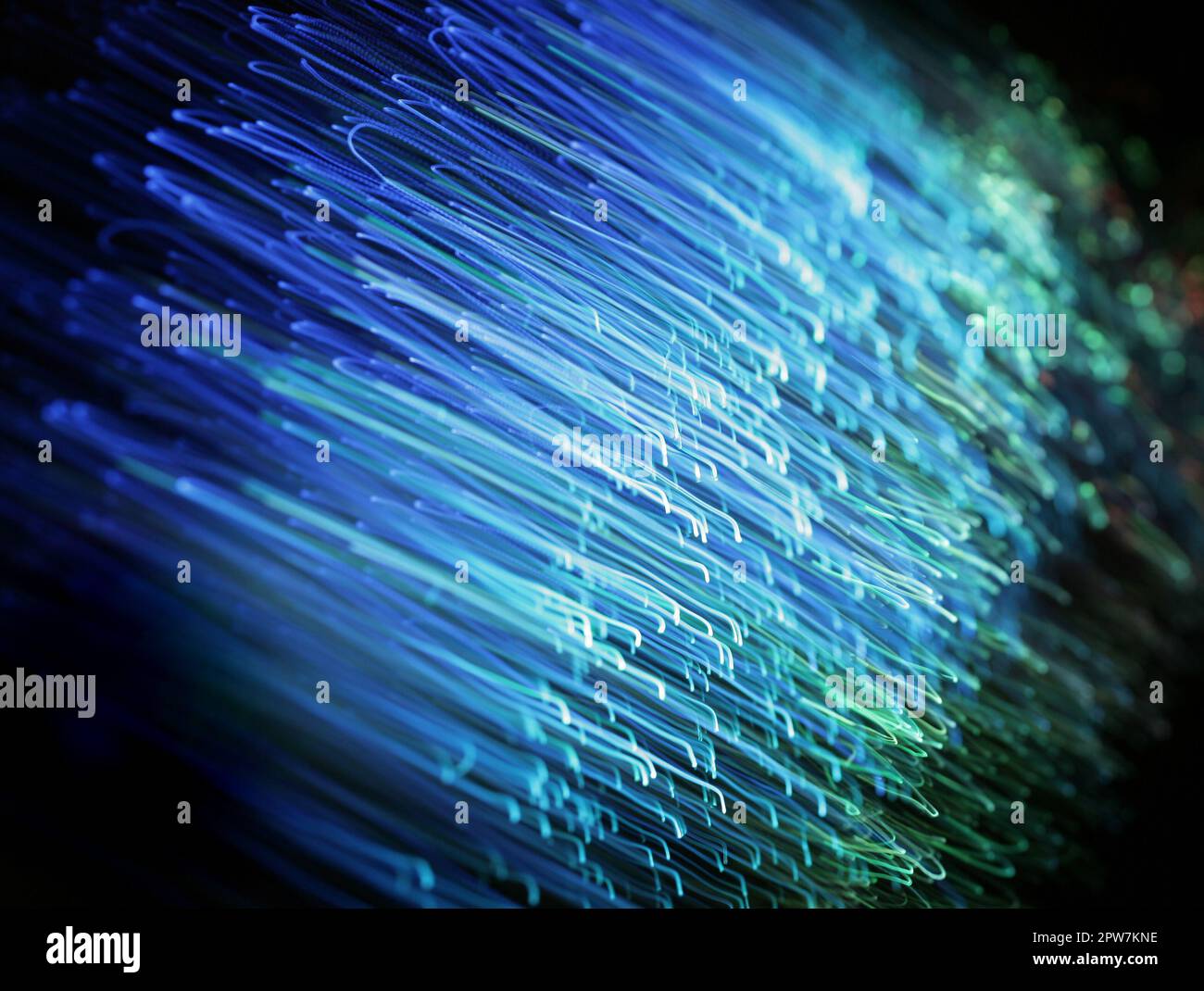 Modern futuristic Tech and technology concept. Illustration of beams of ...