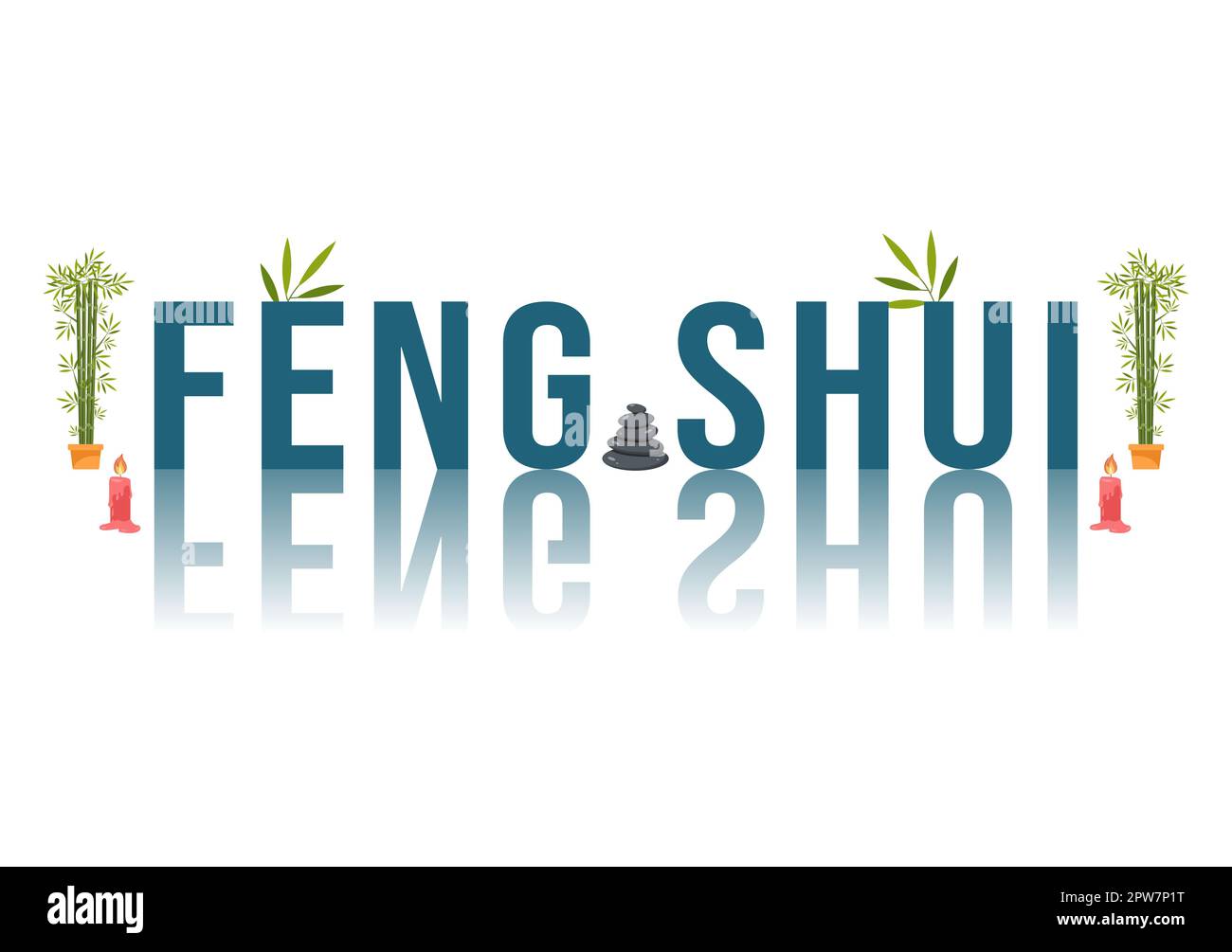 Feng Shui Oriental Philosophy with Stones, People and Plants for ...