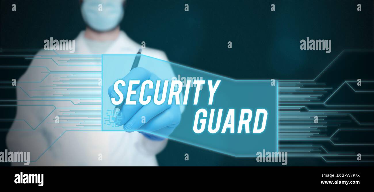 Conceptual Display Security Guard Word For Tools Used To Manage Multiple Security Applications