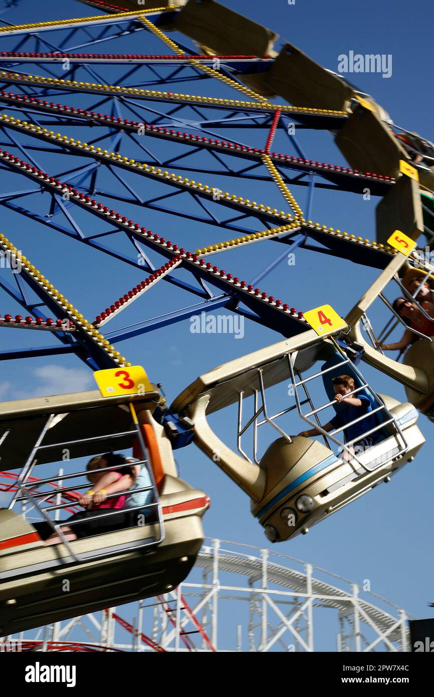 Fun Park ride Stock Photo - Alamy