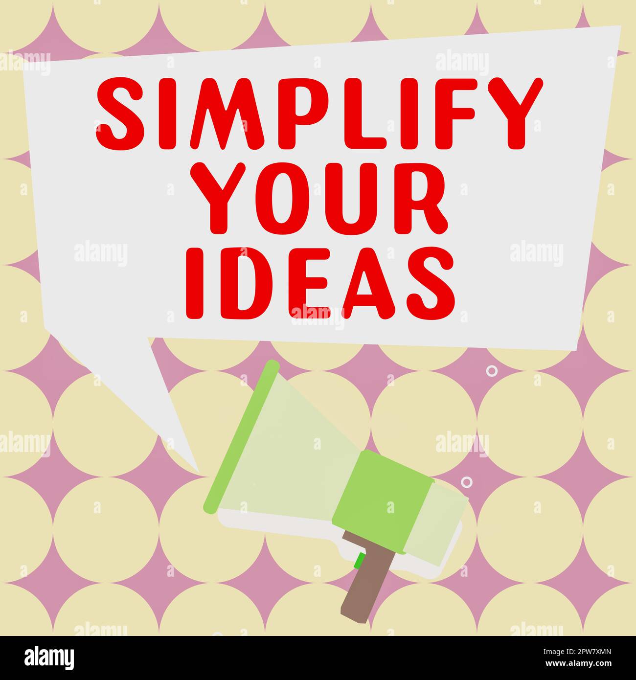 Inspiration showing sign Simplify Your Ideas, Business showcase make ...
