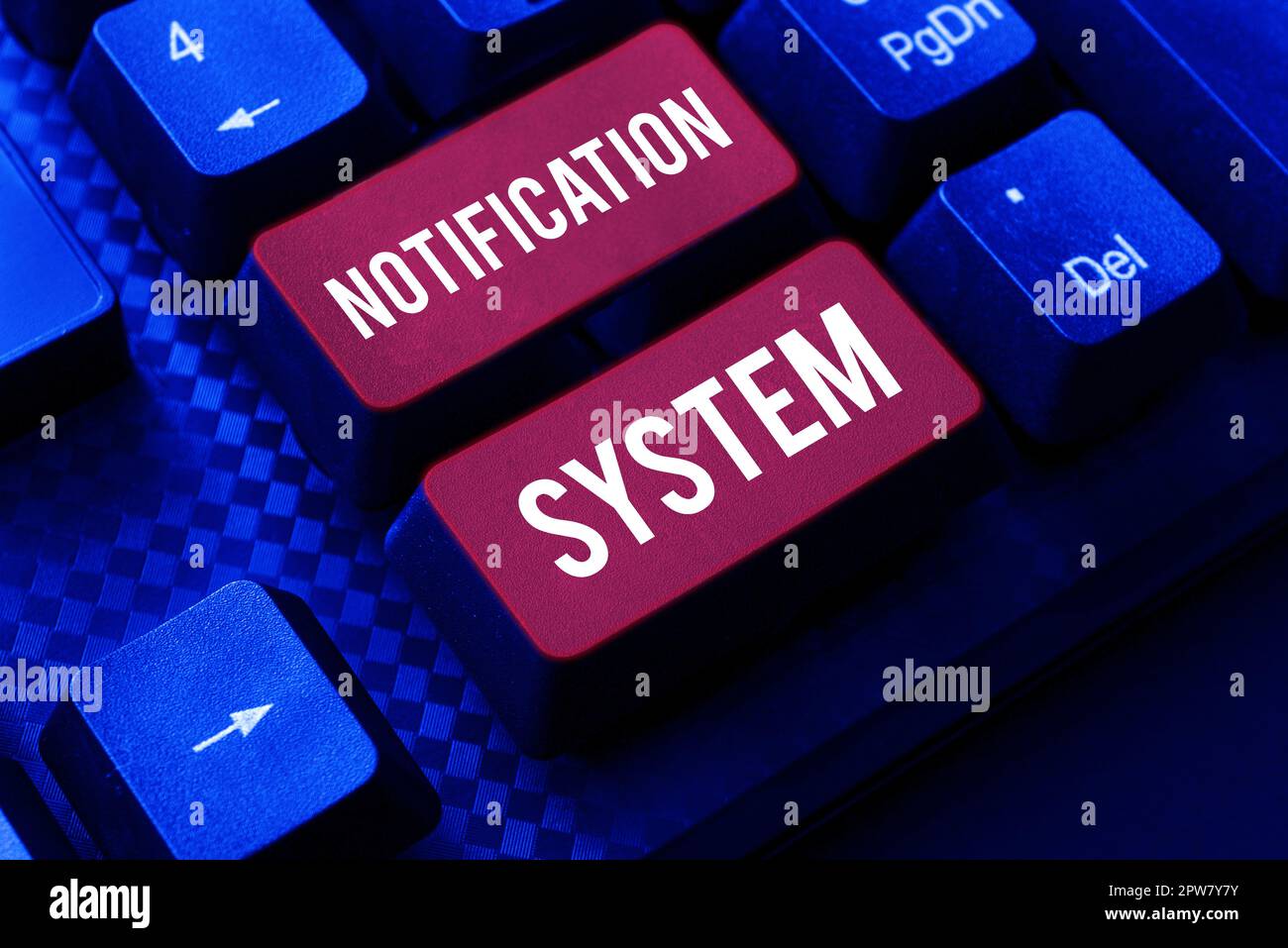 Conceptual caption Notification System, Business overview Do not forget ...