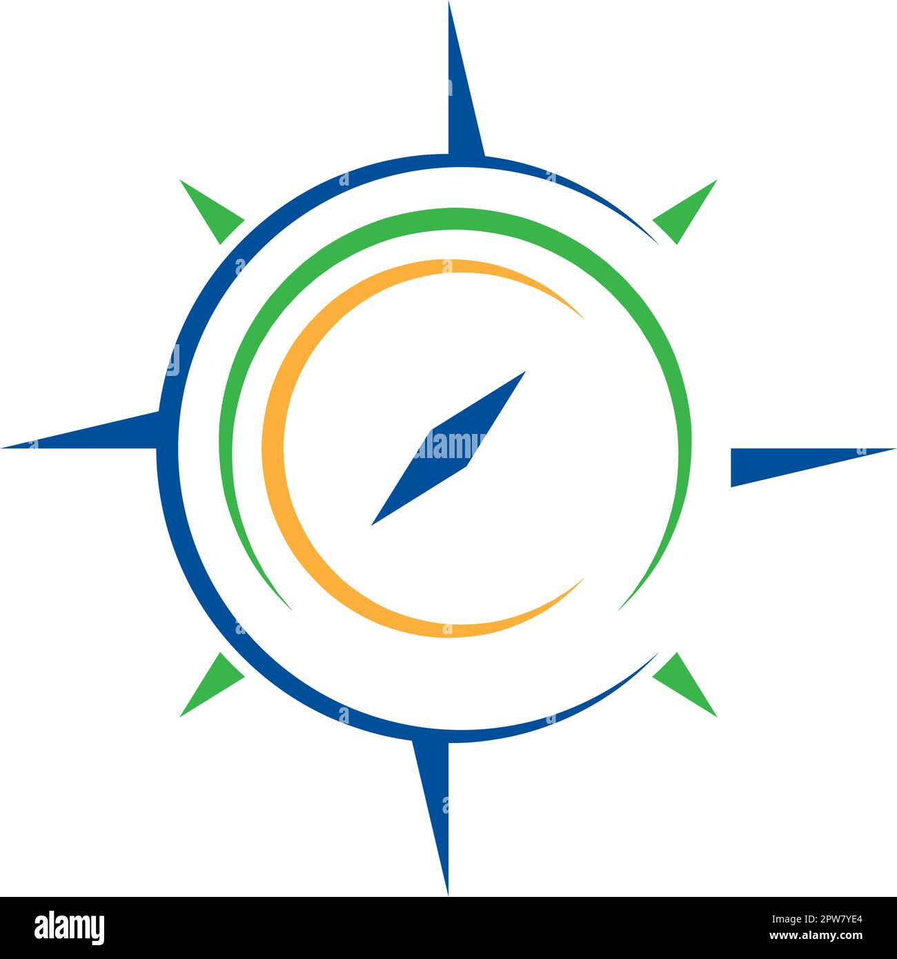 Compass logo icon design Stock Vector Image & Art - Alamy