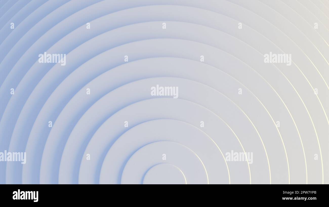 Concentric circles pattern on white and light blue. Clean, unobtrusive ...