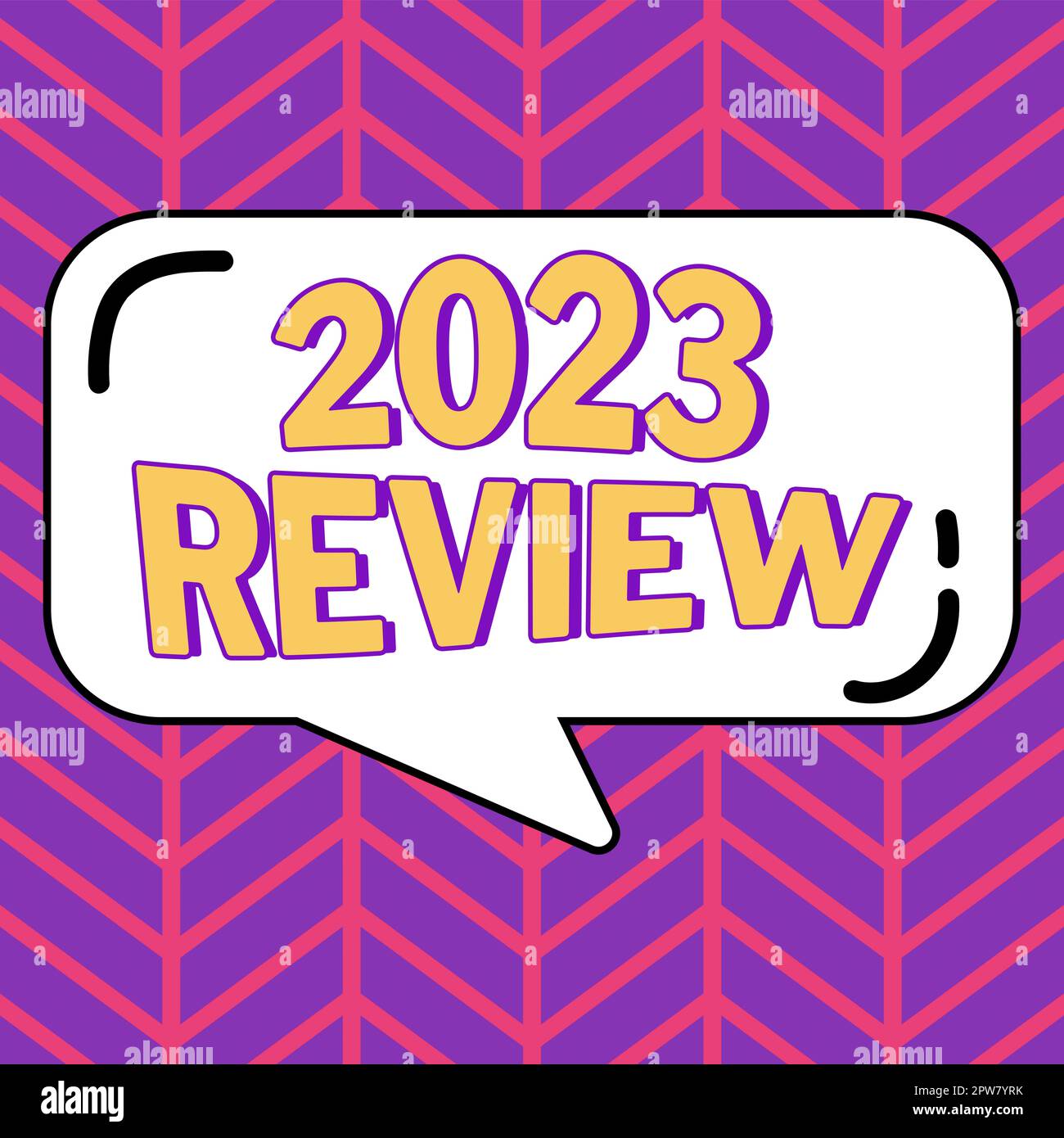 Hand writing sign 2023 Review, Internet Concept seeing important events ...