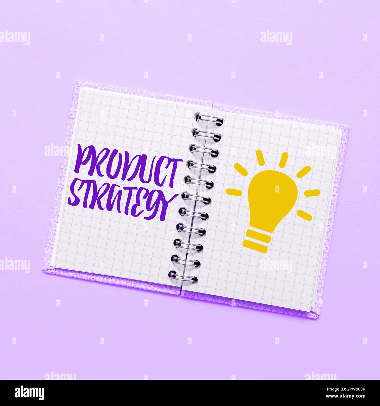 Text showing inspiration Product Strategy, Business concept long term ...