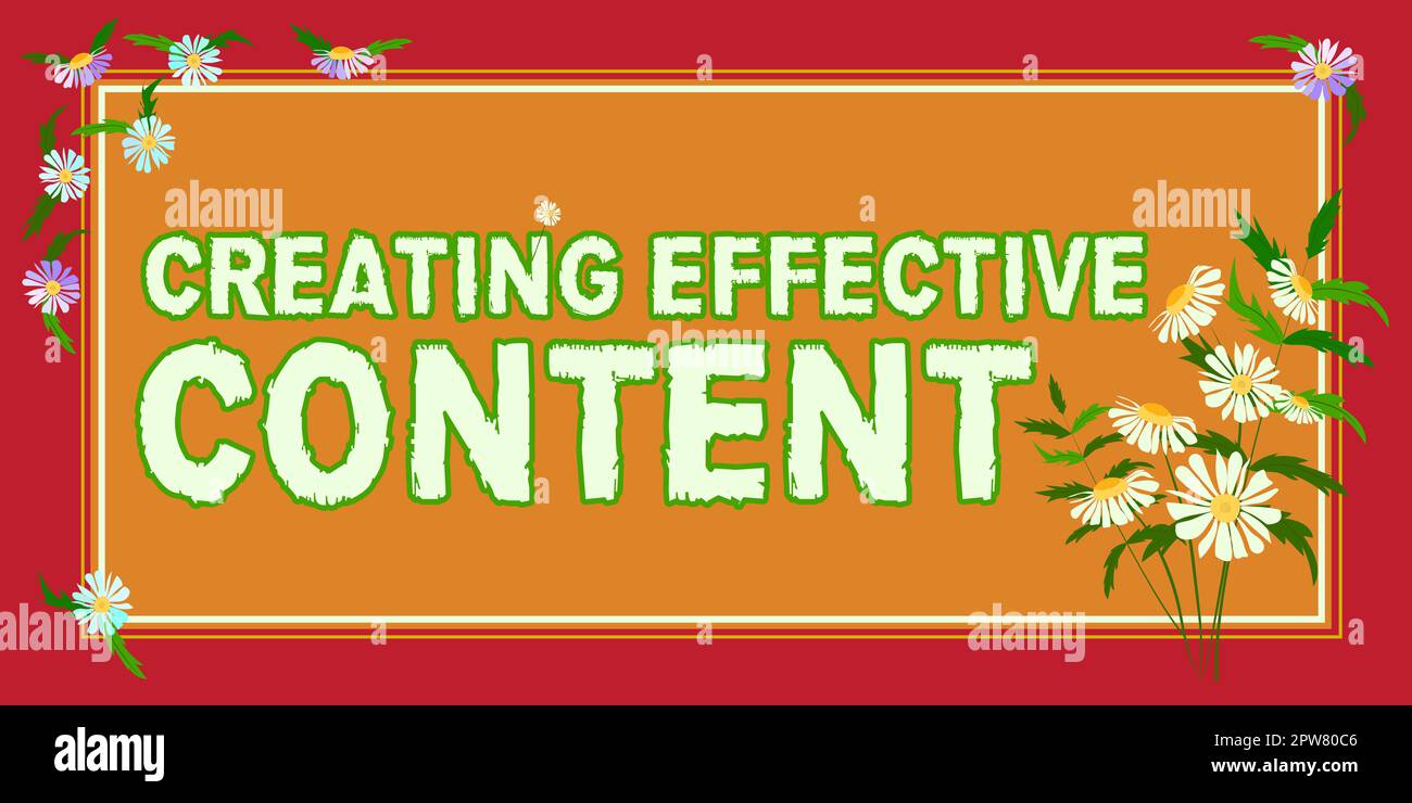 Hand Writing Sign Creating Effective Content Business Idea Valuable