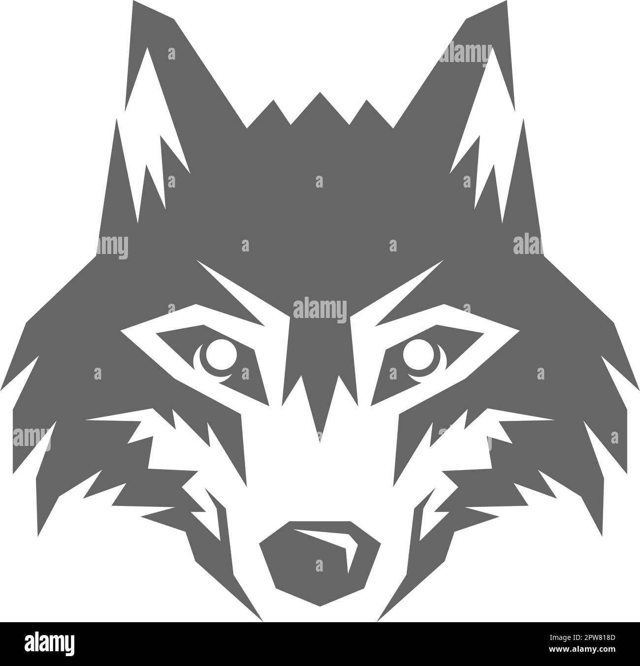 Wolf logo icon design Stock Vector Image & Art - Alamy