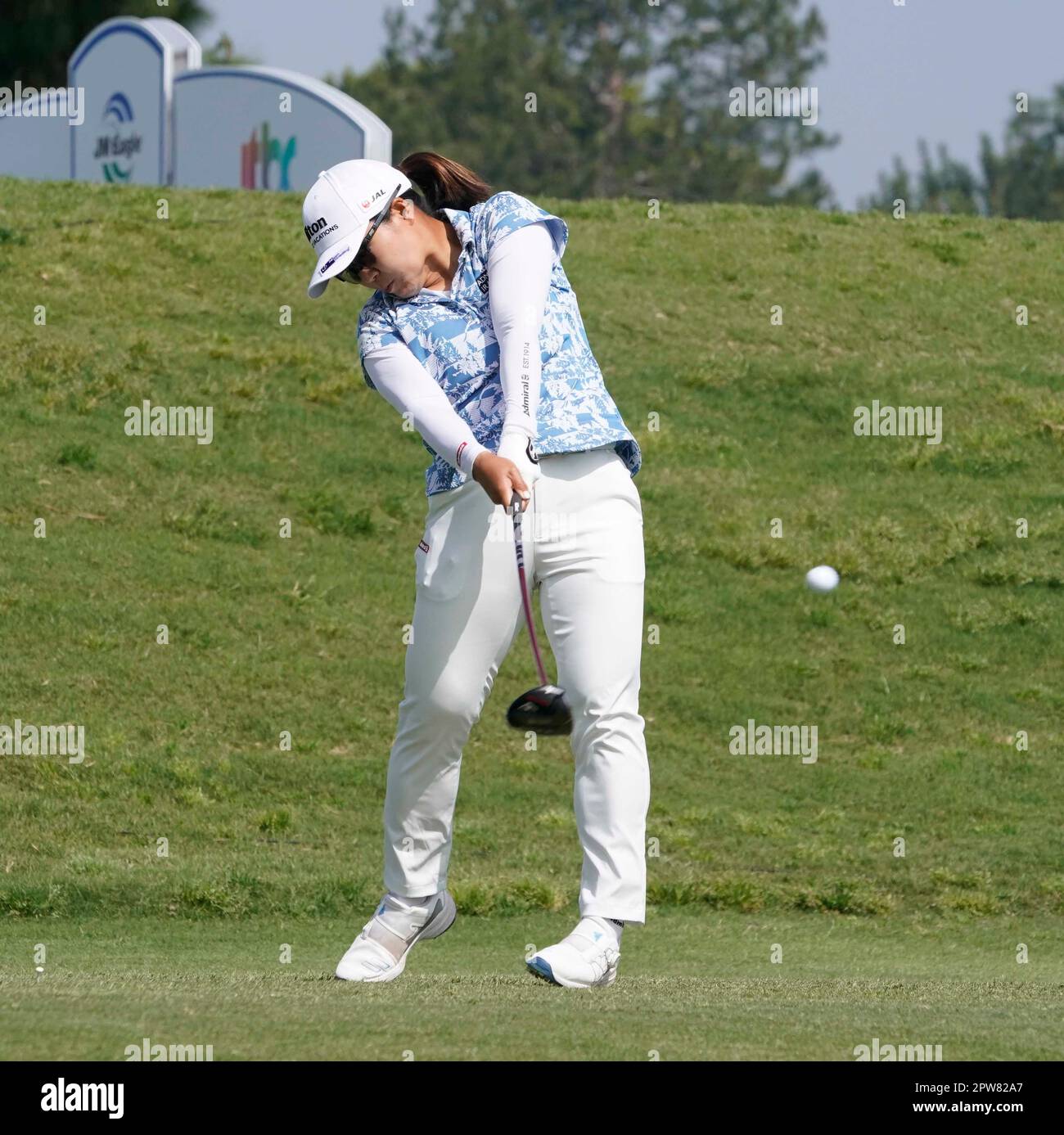 April 27, 2023: Japanese professional golfer Nasa Hataoka connects on a ...