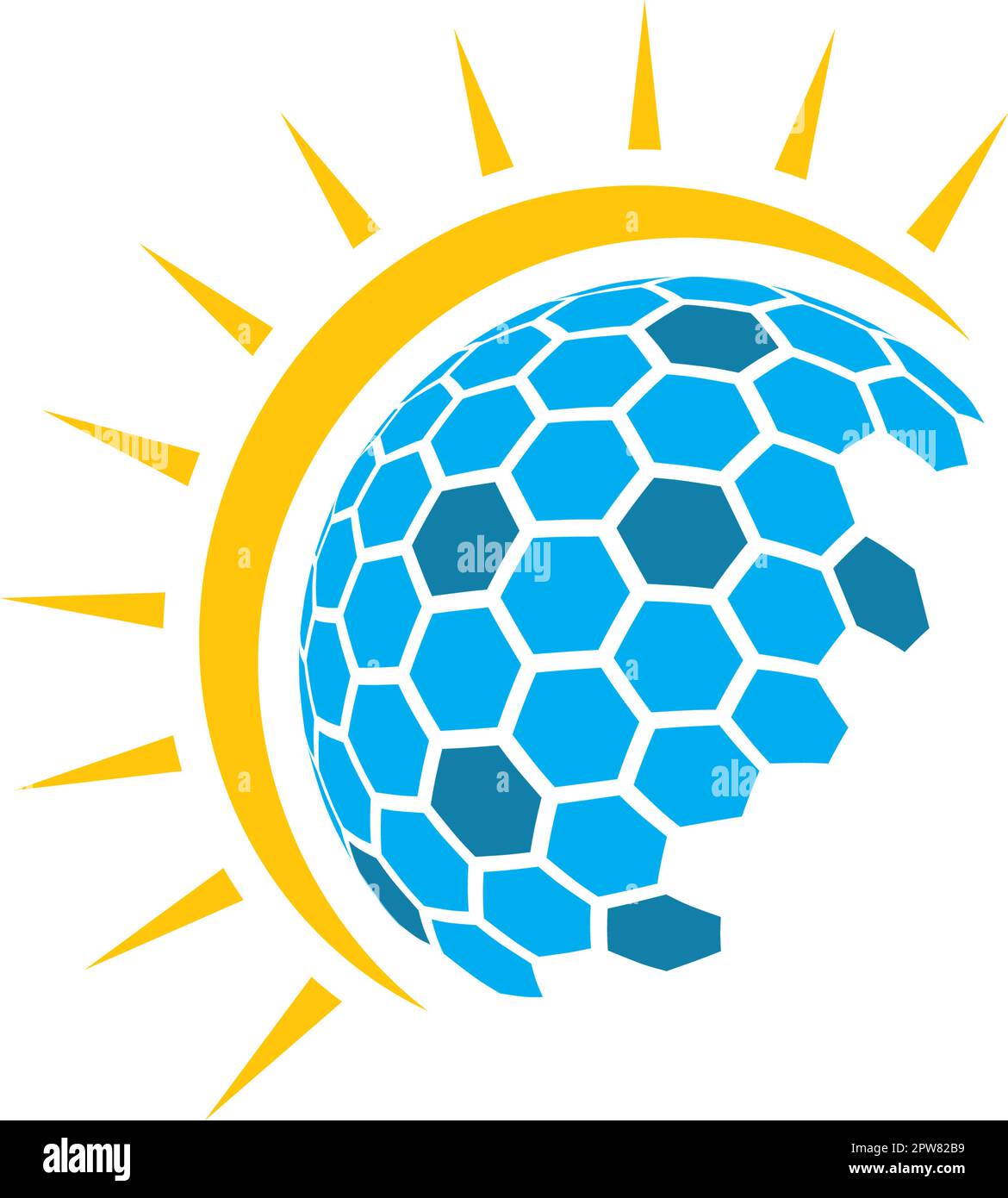 solar panel vector icon illustration concept design Stock Vector Image ...