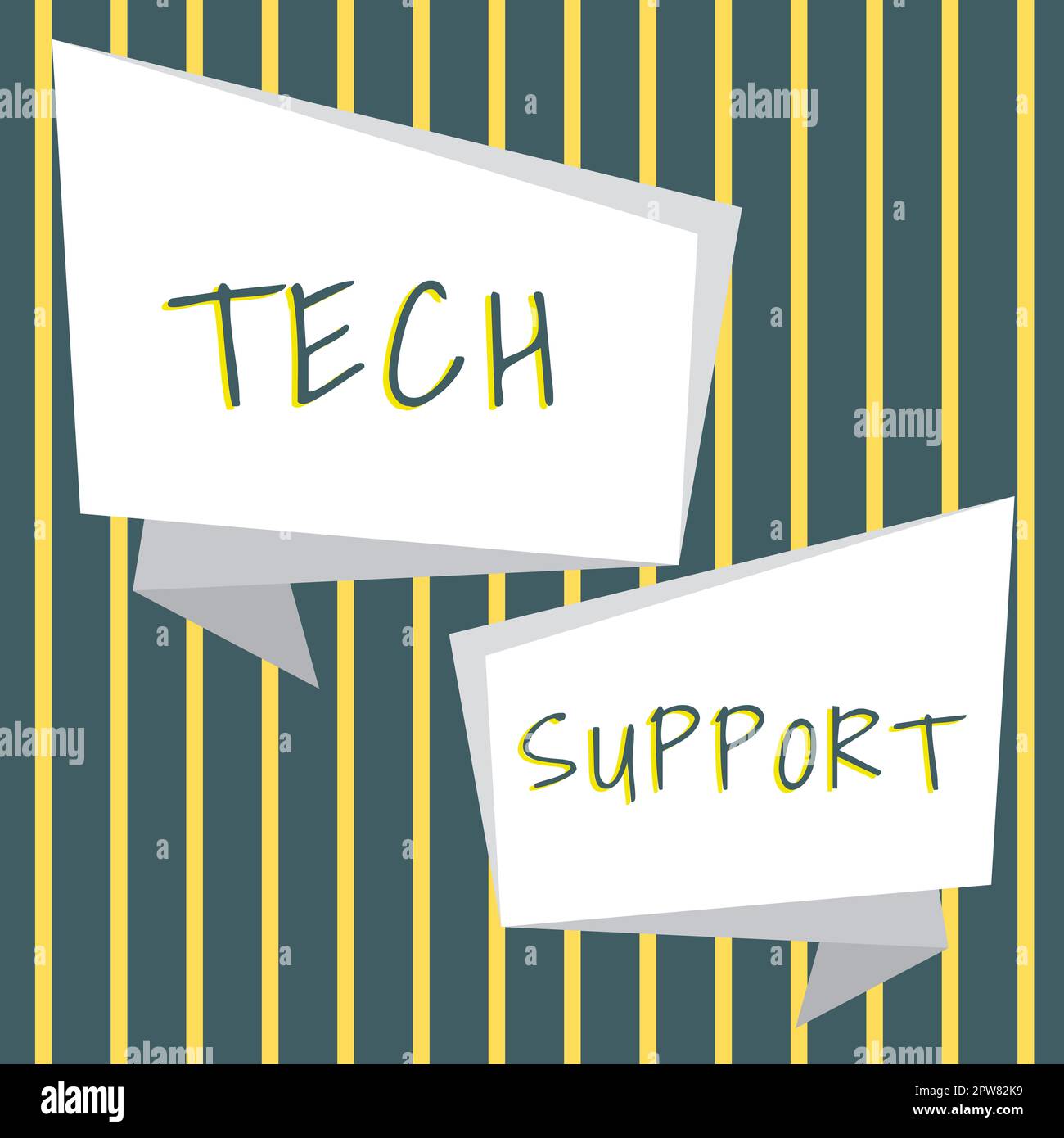 Sign displaying Tech Support, Word for Assisting individuals who are ...