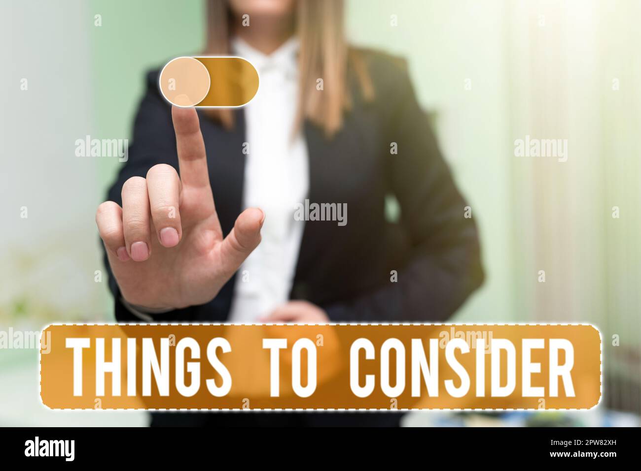 Hand writing sign Things To Consider, Internet Concept list to check or ...