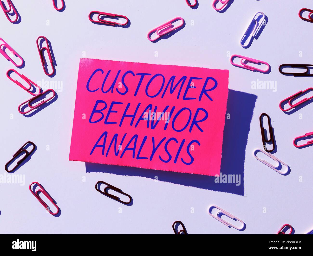 Sign Displaying Customer Behavior Analysis Word Written On Buying