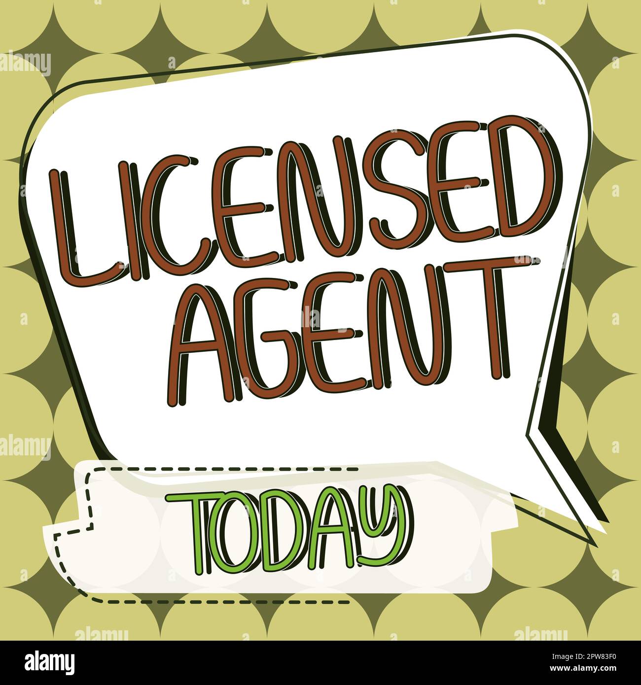 Conceptual caption Licensed Agent, Conceptual photo Authorized and ... Conceptual caption Licensed Agent, Conceptual photo Authorized and ...