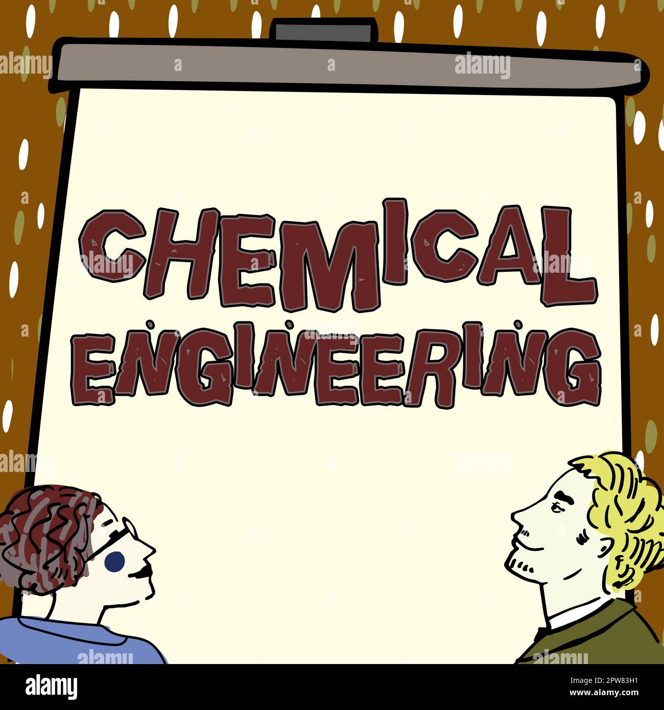 Sign displaying Chemical Engineering, Concept meaning developing things ...