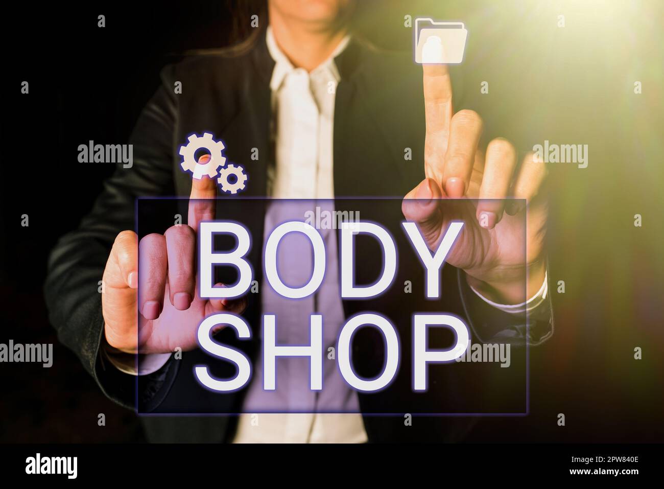 Inspiration showing sign Body Shop, Word for a shop where automotive ...