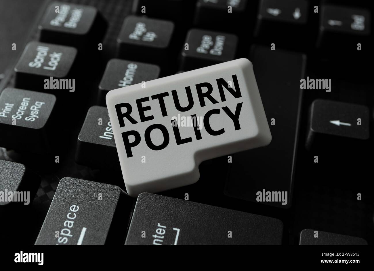 Handwriting text Return Policy, Concept meaning Tax Reimbursement ...